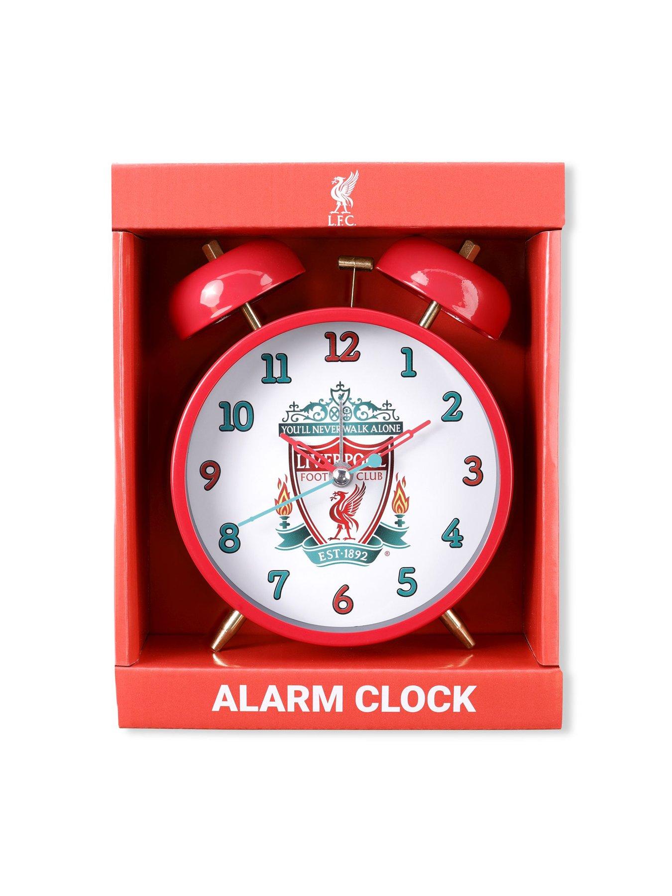 Liverpool FC Table-Top Twin Bell Liverpool FC Alarm Clock | Littlewoods