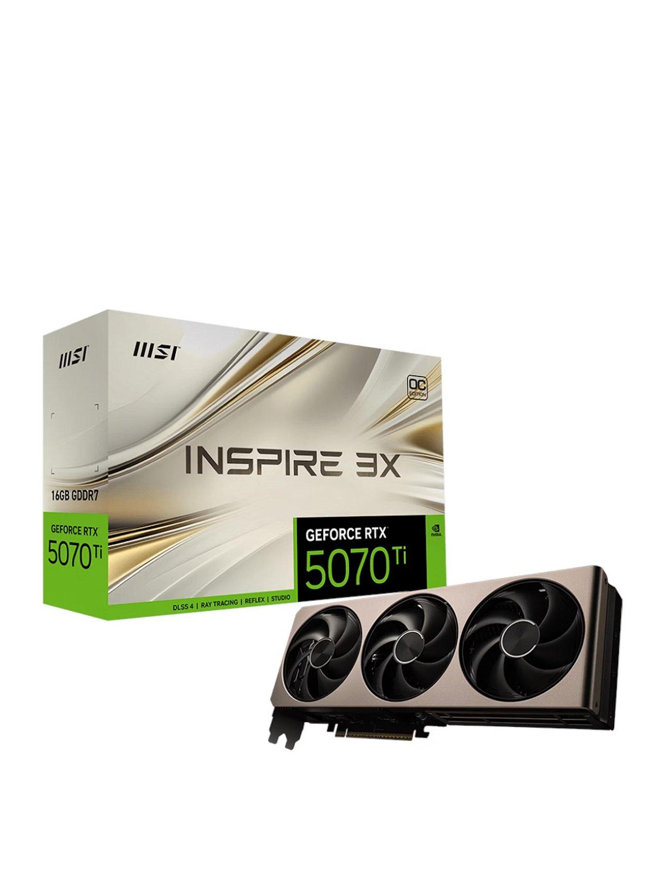 MSI Inspire 3X OC - RTX 5070 Ti - Graphics Card | Littlewoods