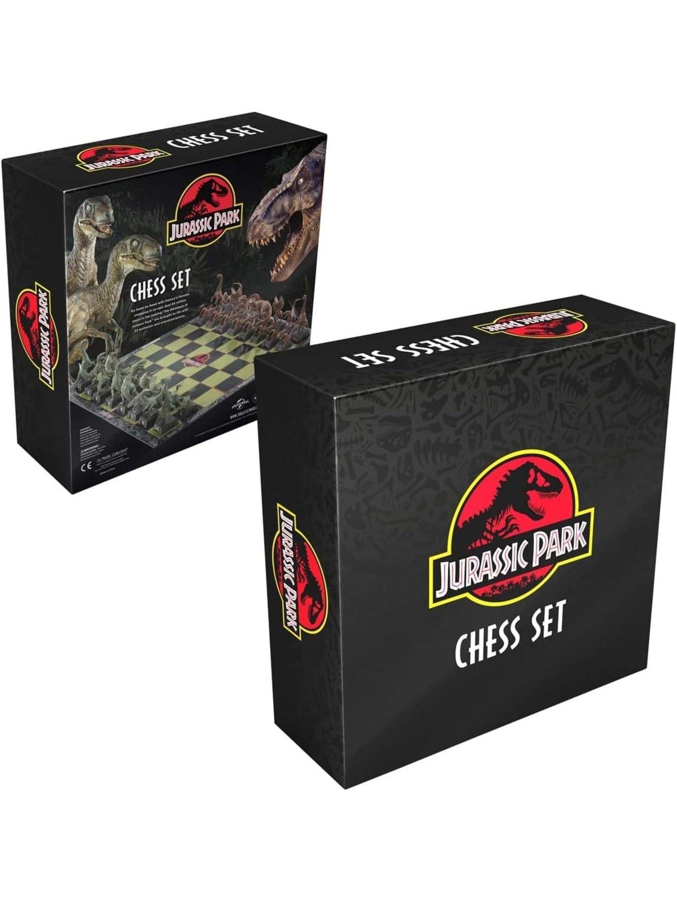 Jurassic Park The Noble Collection Jurassic Park Chess Set | Littlewoods