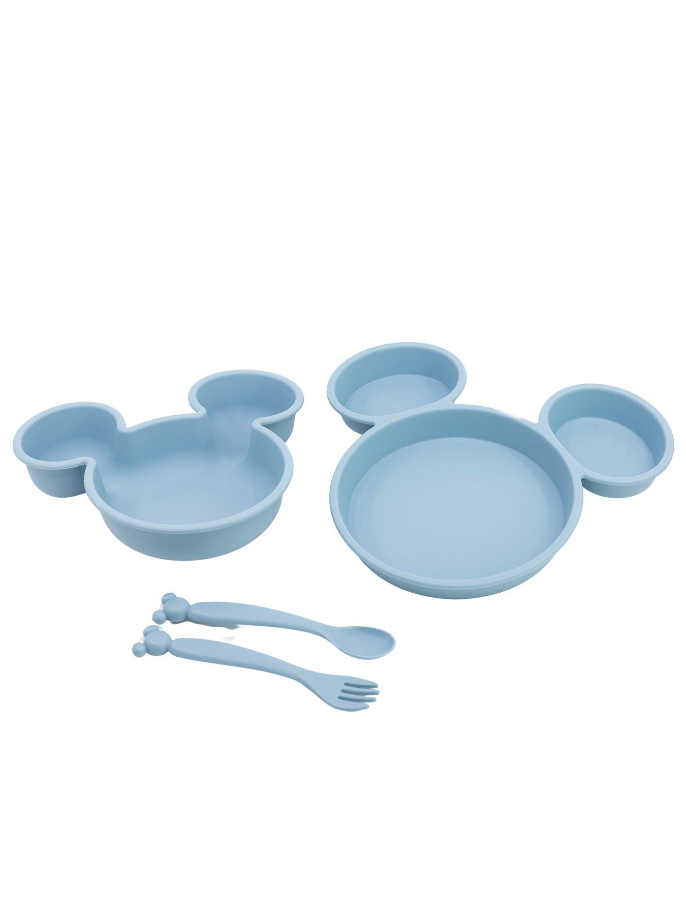 Mickey Mouse Mickey Baby Boy 5 Pierce Character Shaped Dinner Set in ...