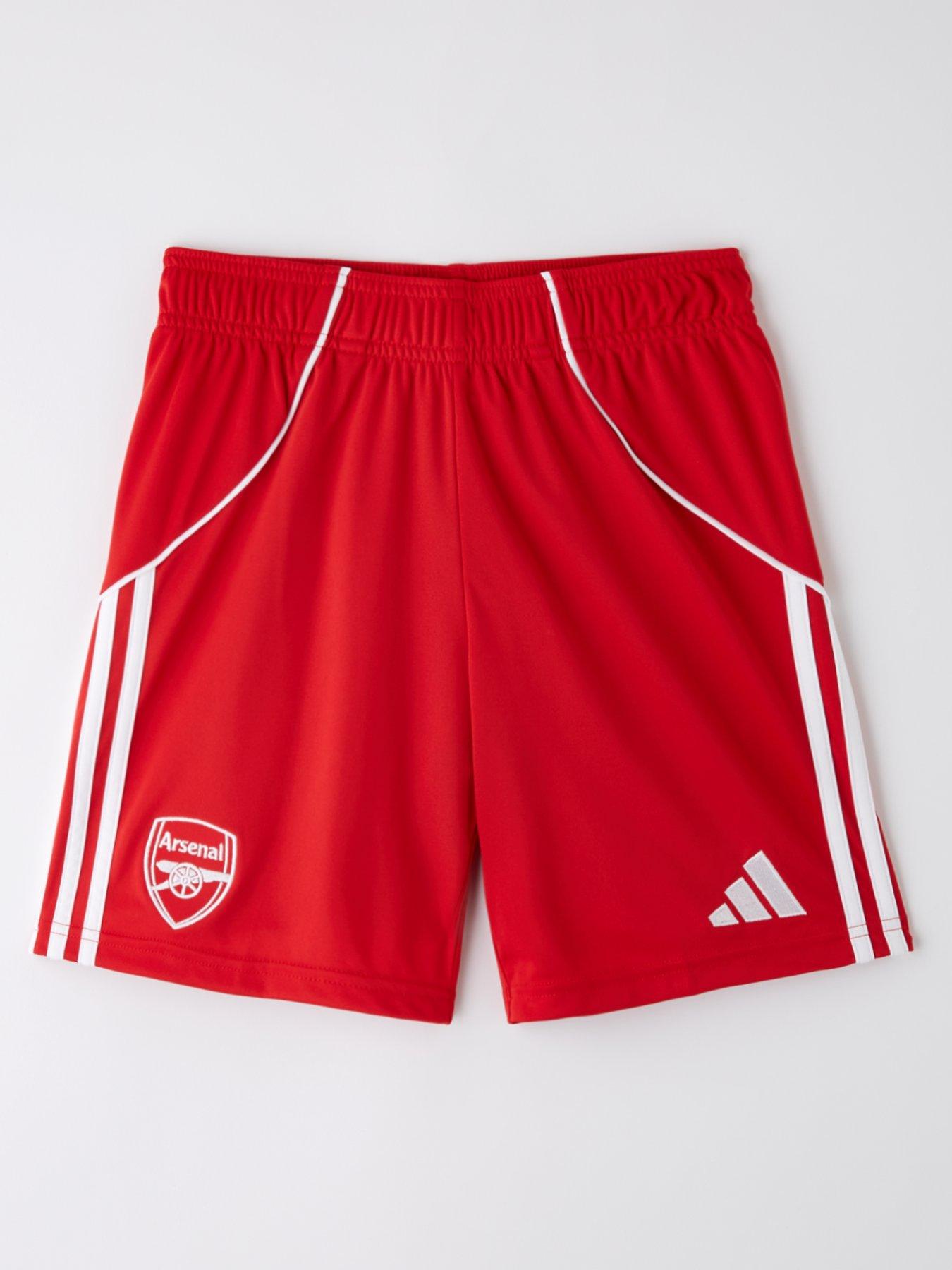 adidas Arsenal Junior 25/26 Home Alternate Stadium Shorts - Red ...