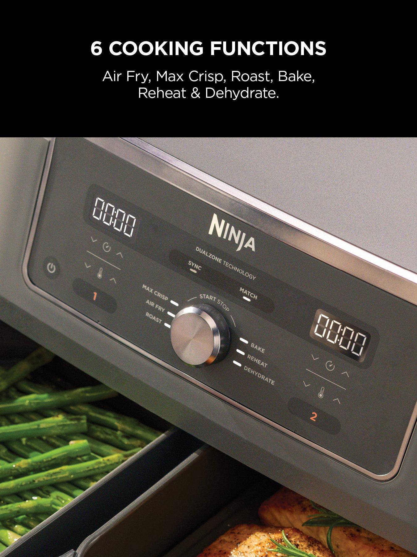 NINJA MAX 6-in-1 Dual Zone Air Fryer 9.5L DZ400UK | Littlewoods