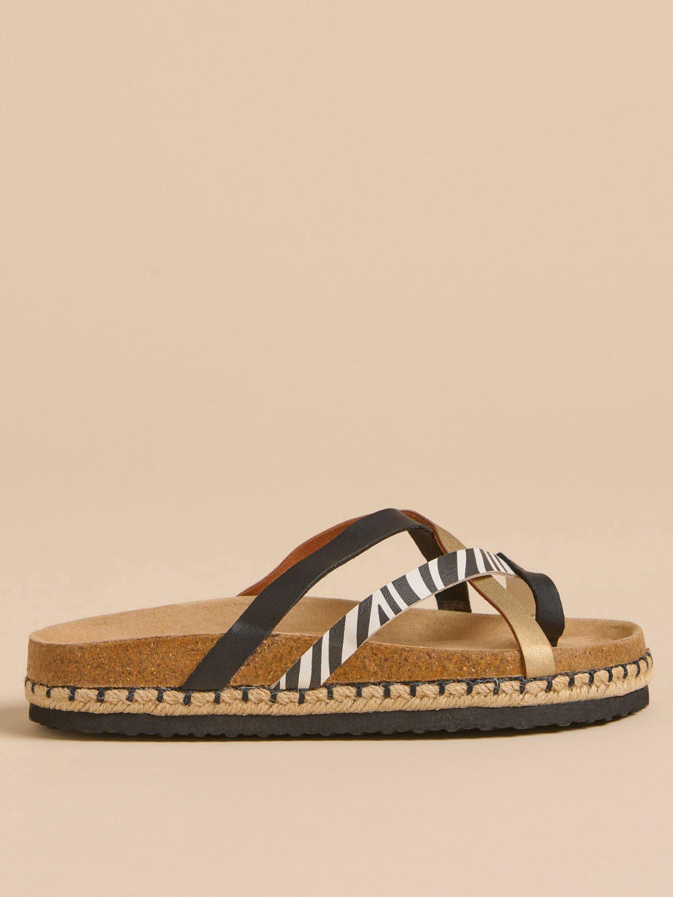 Brakeburn Zebra Multi Strap Sandals | Littlewoods
