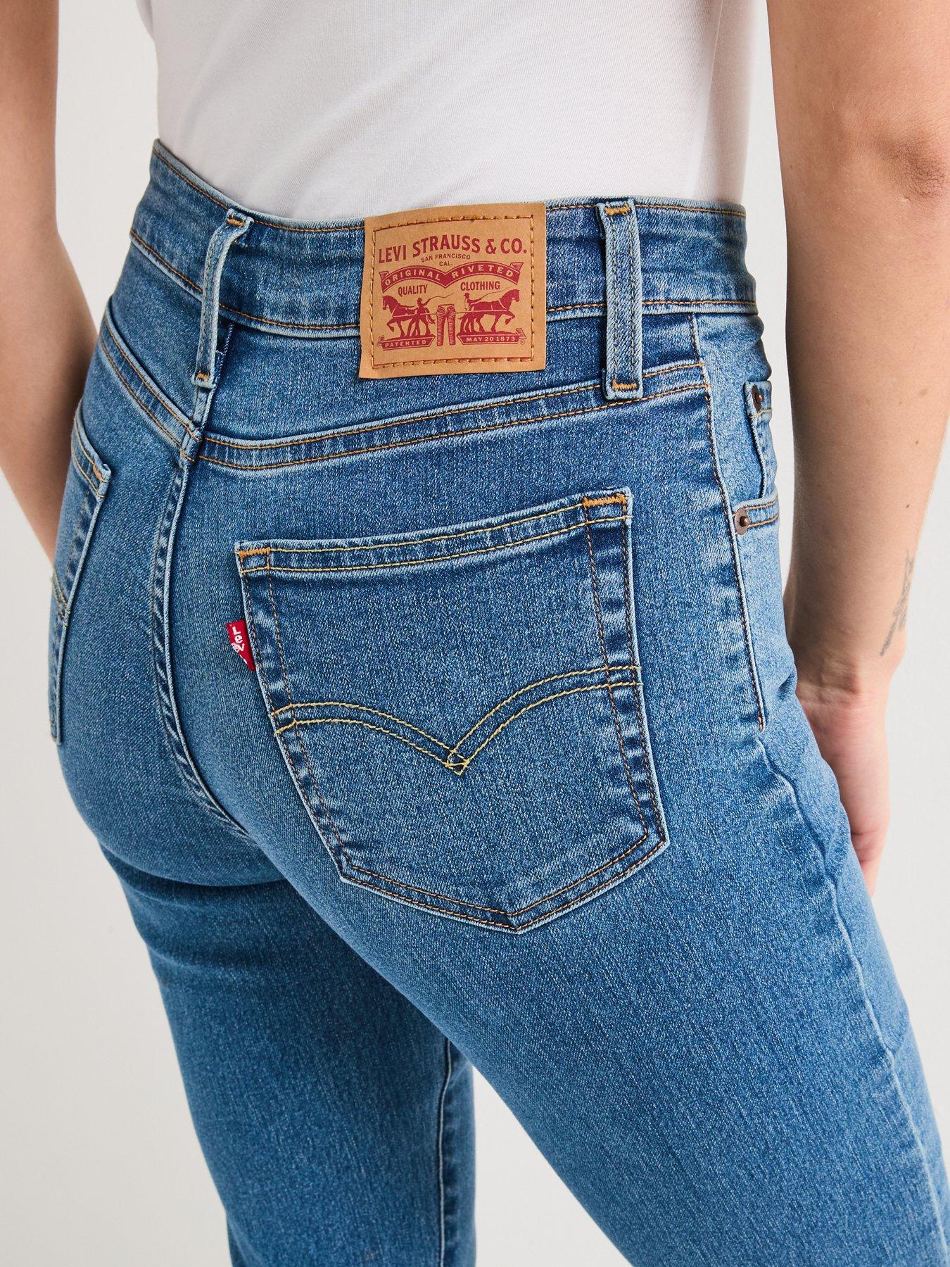 Levi's 725 High-rise Bootcut Jeans - Hint Of Tint - Blue | Littlewoods