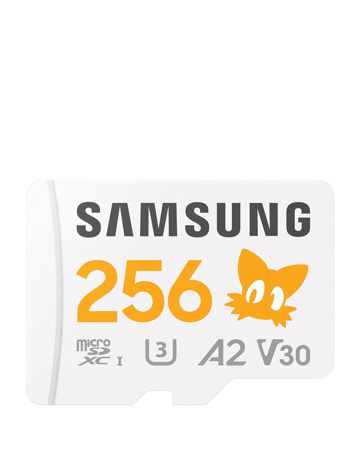Samsung Sonic PRO Plus microSD Memory Card with Adapter, 256GB ...