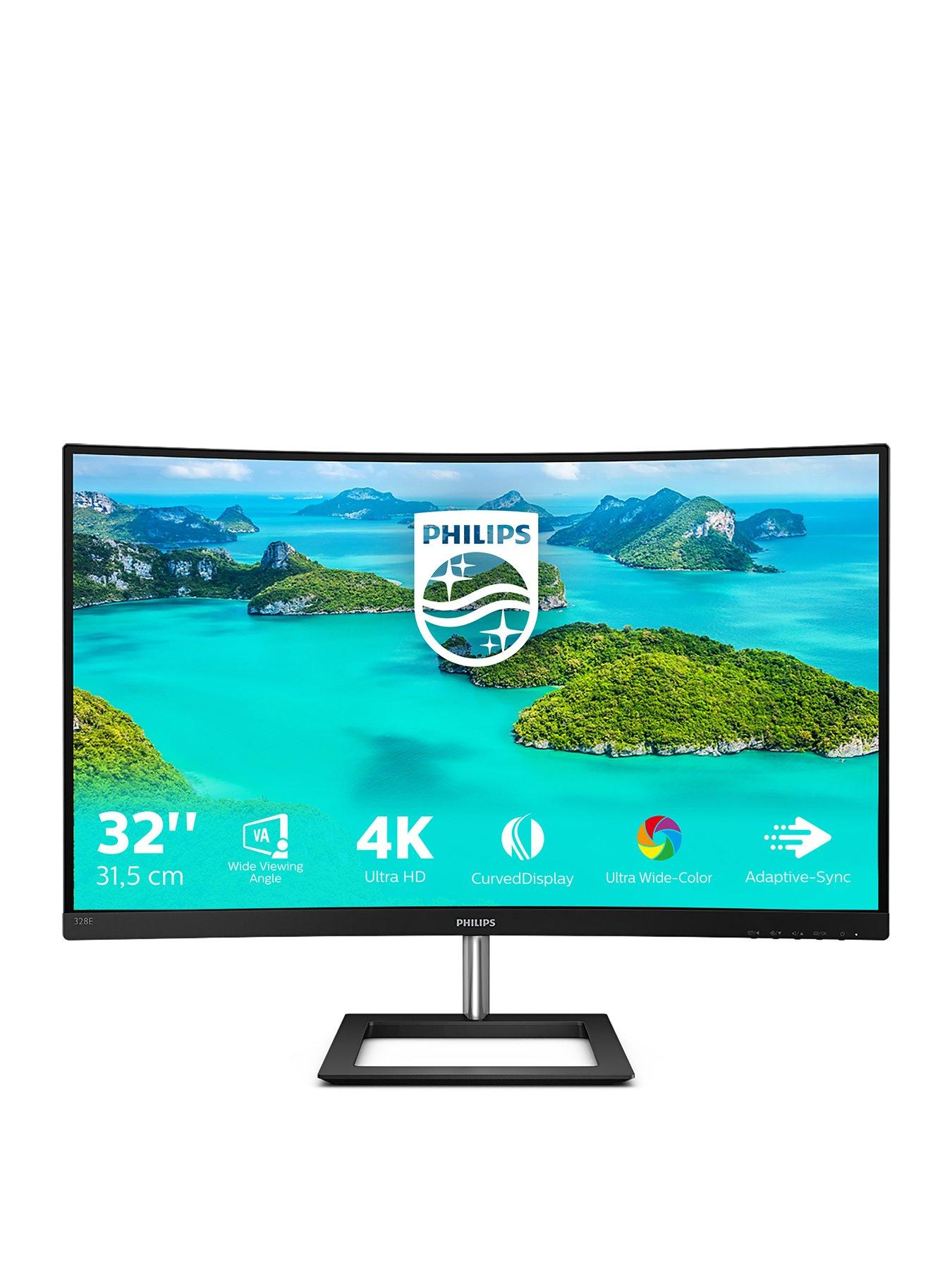 Philips 328E1CA/00 31.5in 4K UHD (3840x2160) 60Hz VA Monitor - Black ...