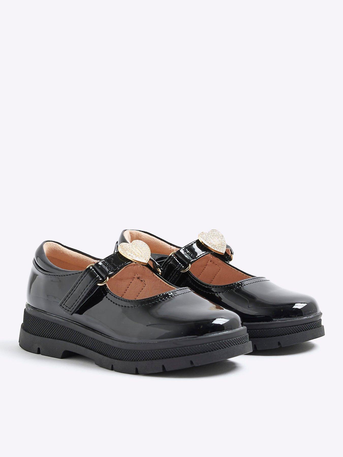 River Island Mini Girls Interchangeable Strap Shoes - Black | Littlewoods