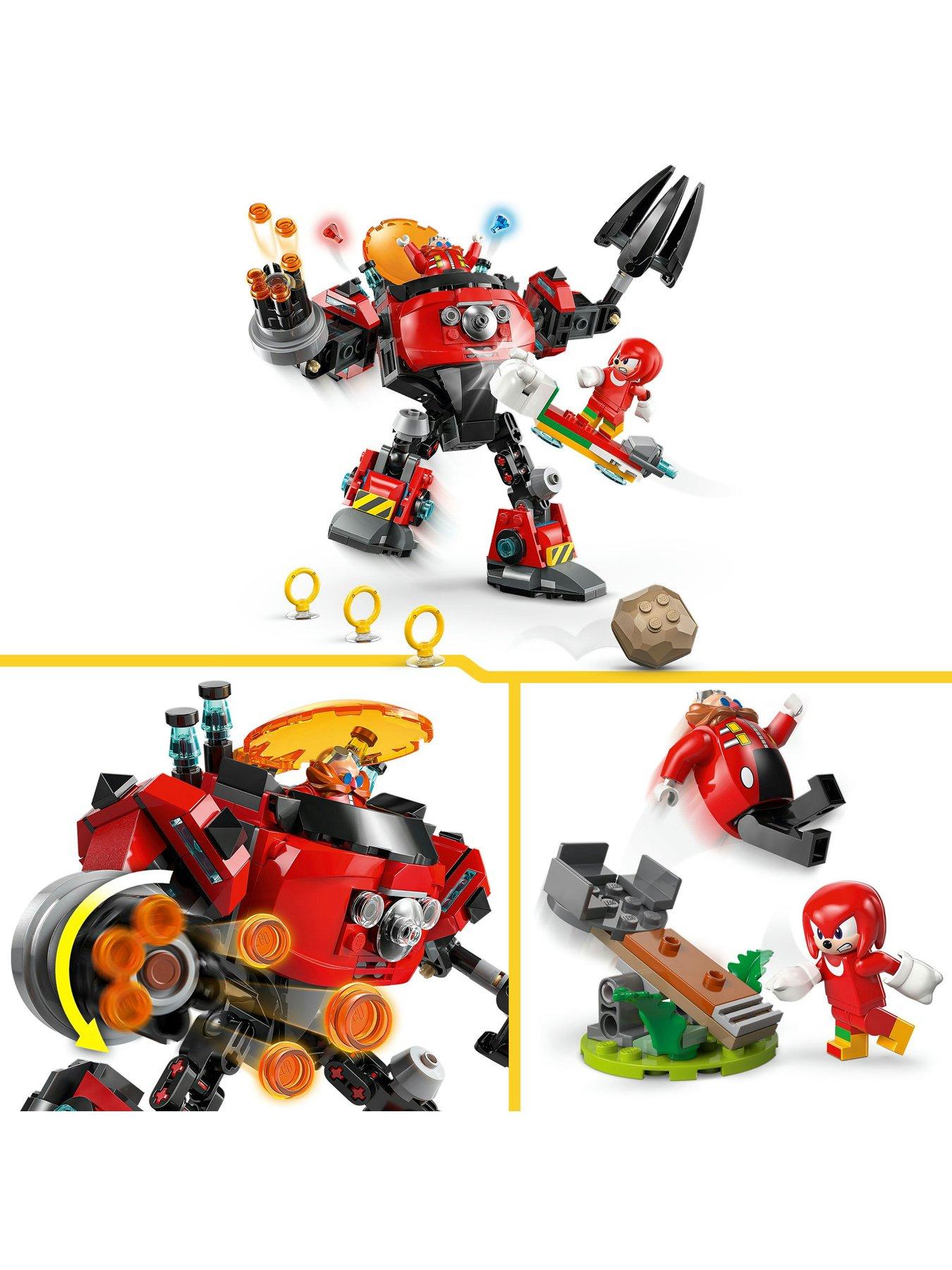 LEGO Sonic the Hedgehog Knuckles vs. Dr. Eggman Egg Crusher Mech 77005 ...