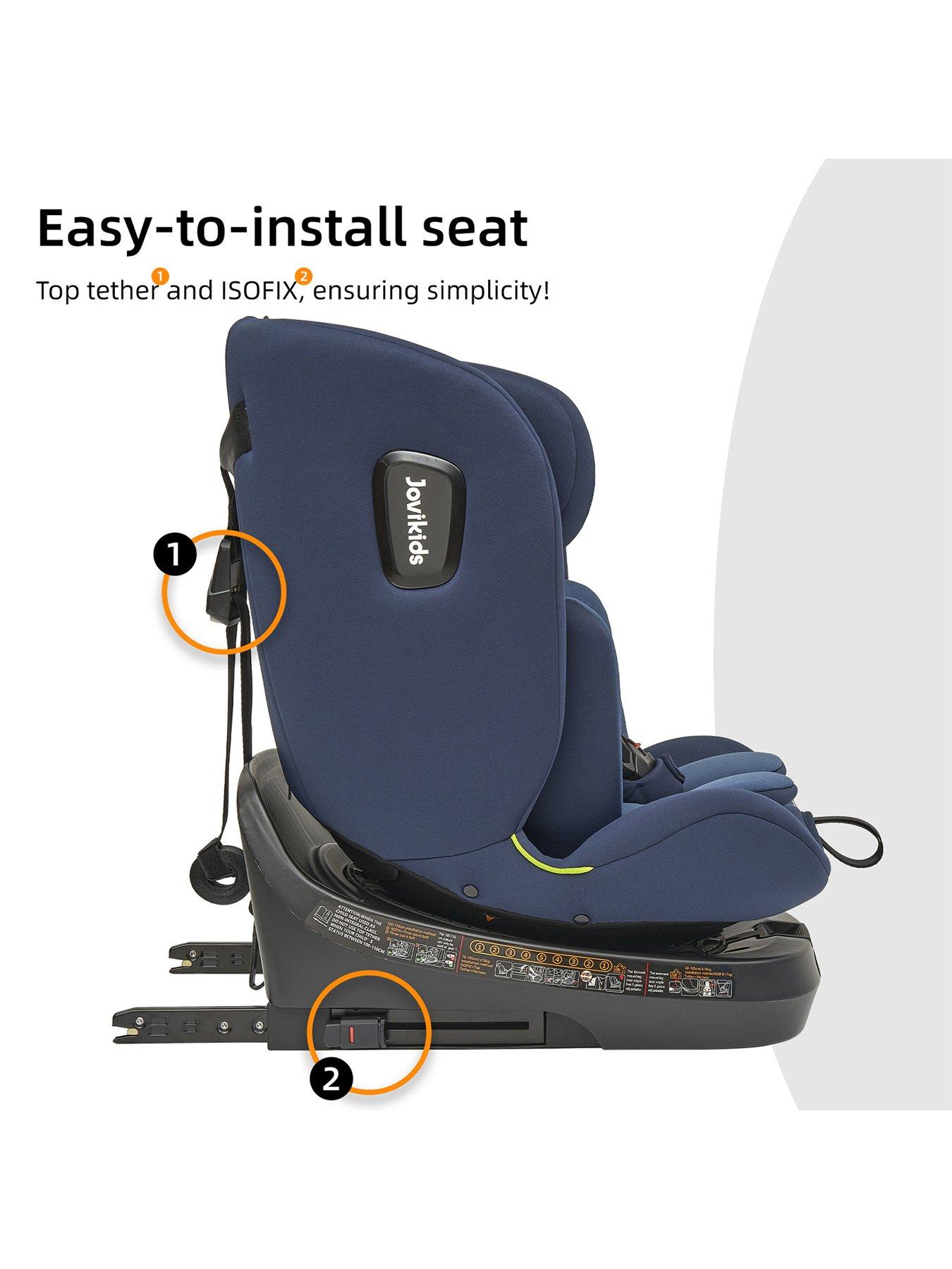Jovikids Spin Top Tether Ranger Car Seat - Blue | Littlewoods