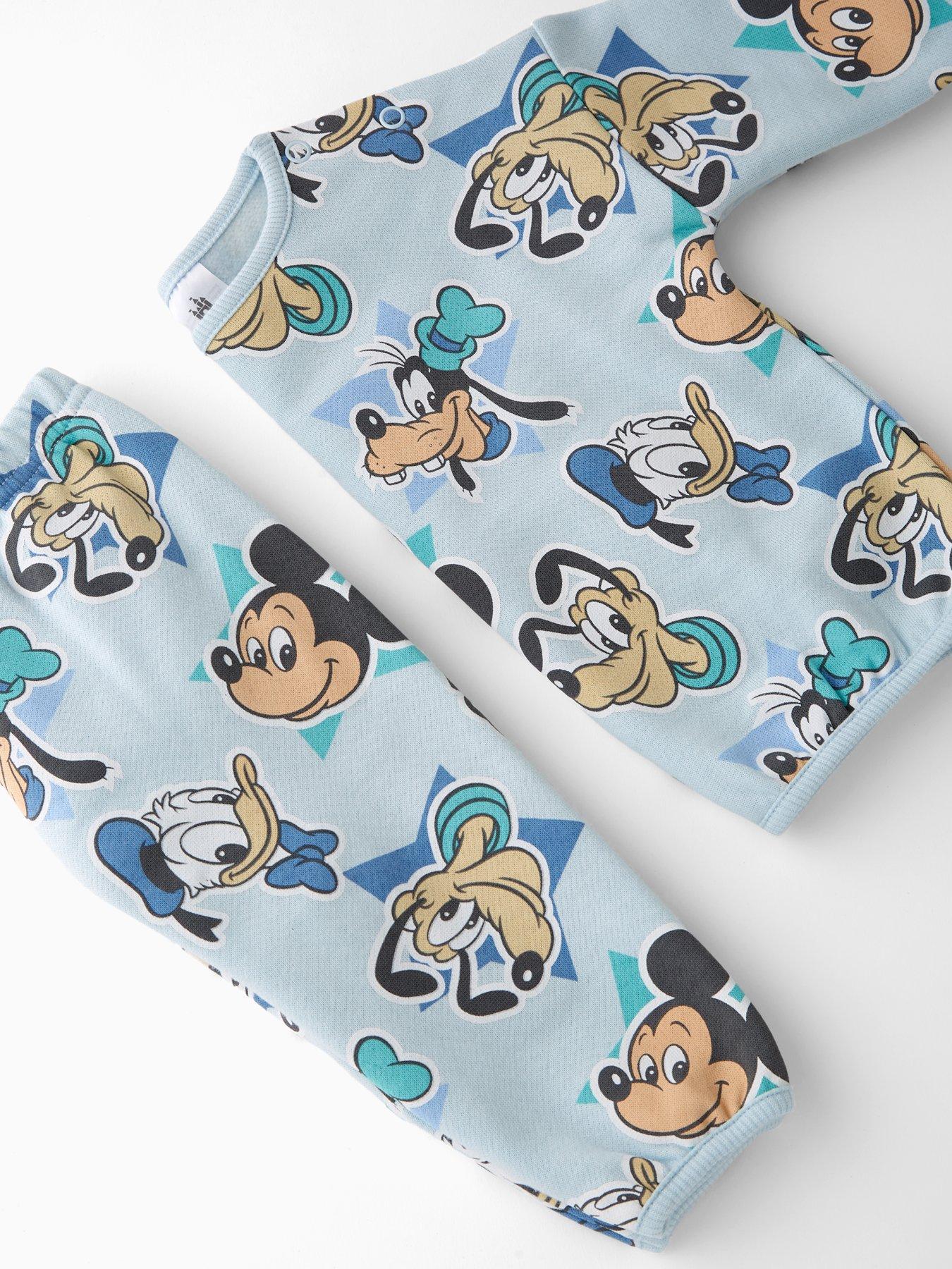 Mickey Mouse Disney Mickey Mouse Sweat Set - Blue | Littlewoods