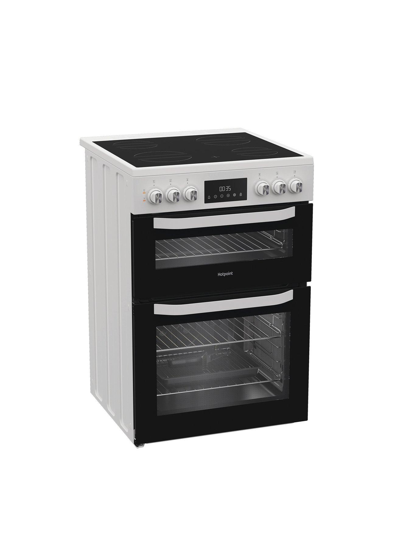 Hotpoint HTE6VDCW - Electric Twin Cooker with Multiflow Technology ...
