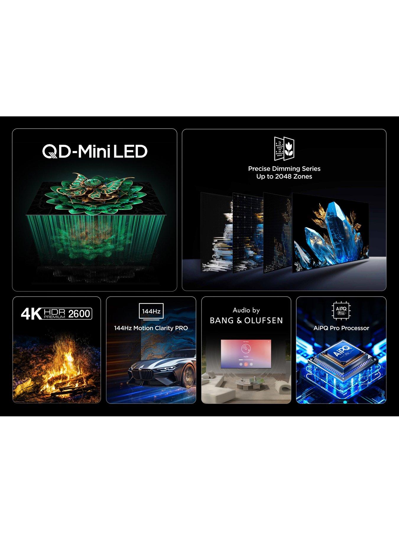 TCL 65C7K 65" QD MiniLED 4K HDR Google Smart TV - 65C7K-UK | Littlewoods