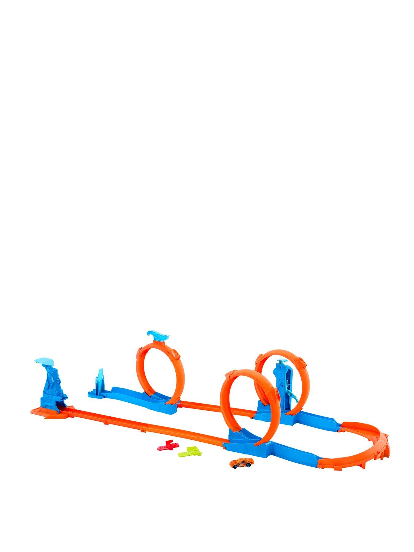 Hot Wheels Track Creator Triple Loop Frenzy Kit | Littlewoods