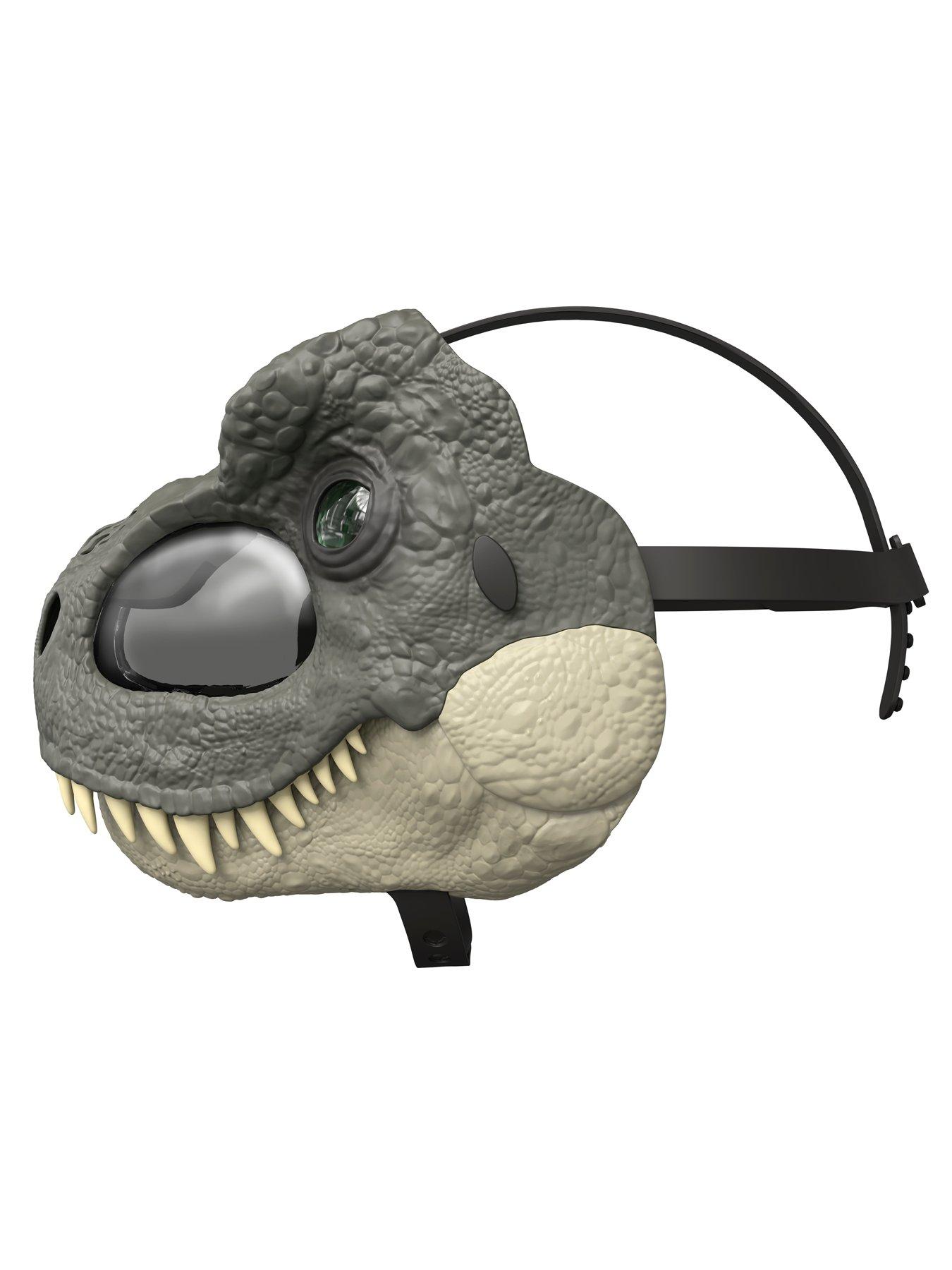 JURASSIC WORLD Rebirth T-Rex Rage N Roar Mask with LED Light Up Eyes ...