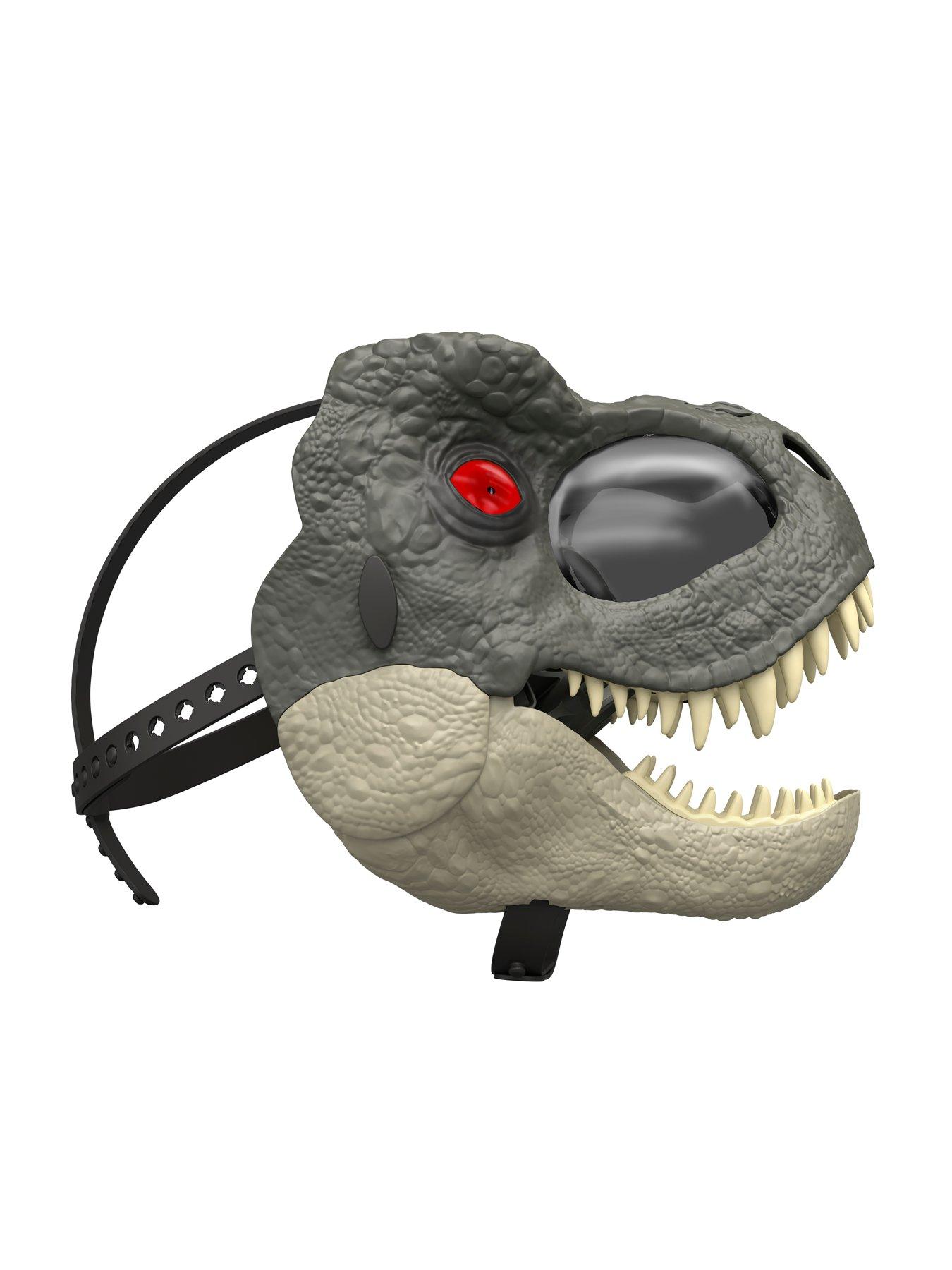 JURASSIC WORLD Rebirth T-Rex Rage N Roar Mask with LED Light Up Eyes ...