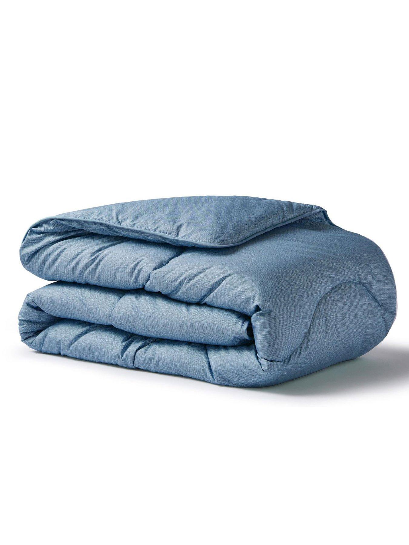 Night Lark Linen 10.5 Tog Coverless Quilt - Blue | Littlewoods