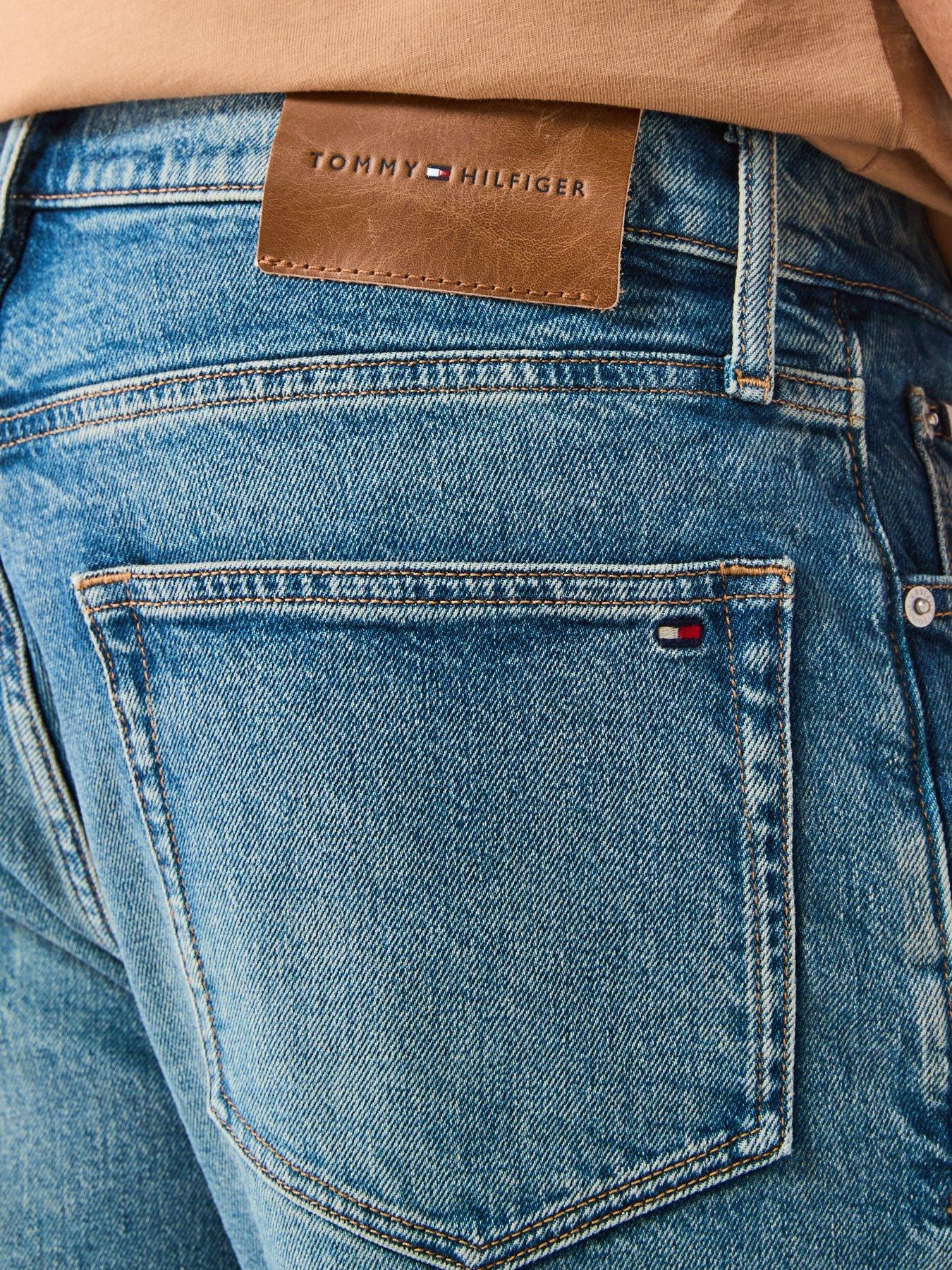Tommy Hilfiger Mercer Regular Fit Teton Midblue Jeans - Blue | Littlewoods