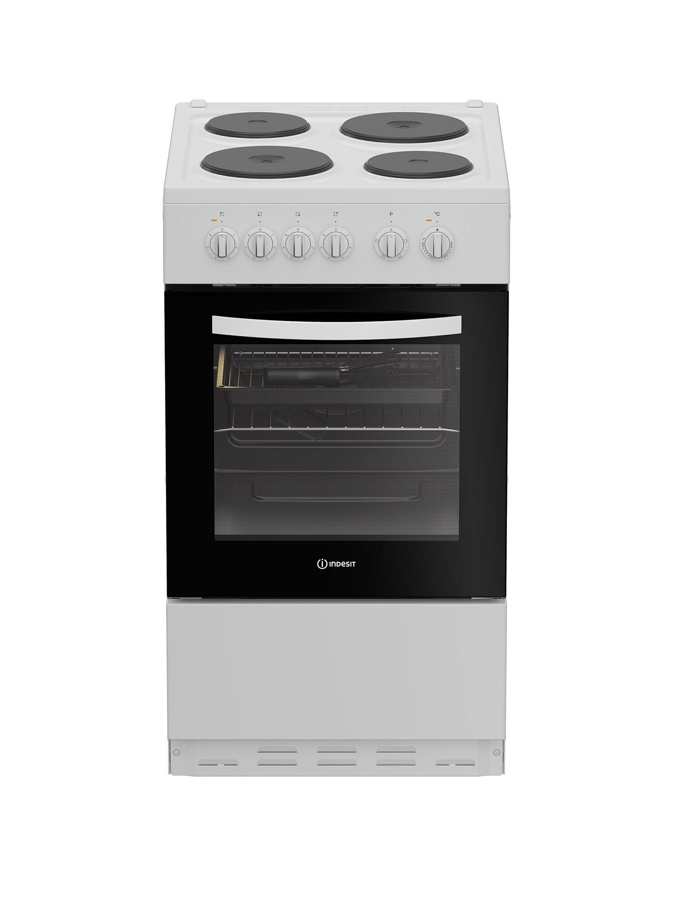 Indesit I5E3KMW - Electric Single Cooker - White | Littlewoods