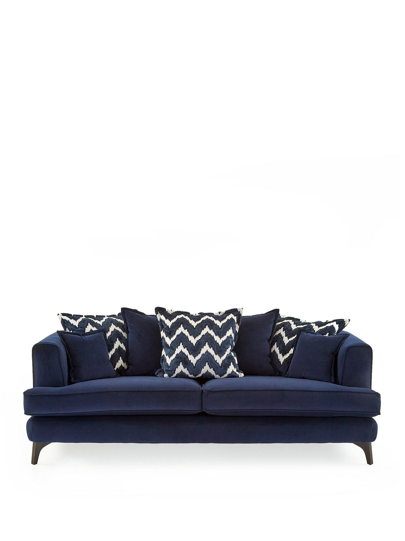 Very Home Mayfair 4 Seater Scatter Back Fabric Sofa - Made to Order in ...