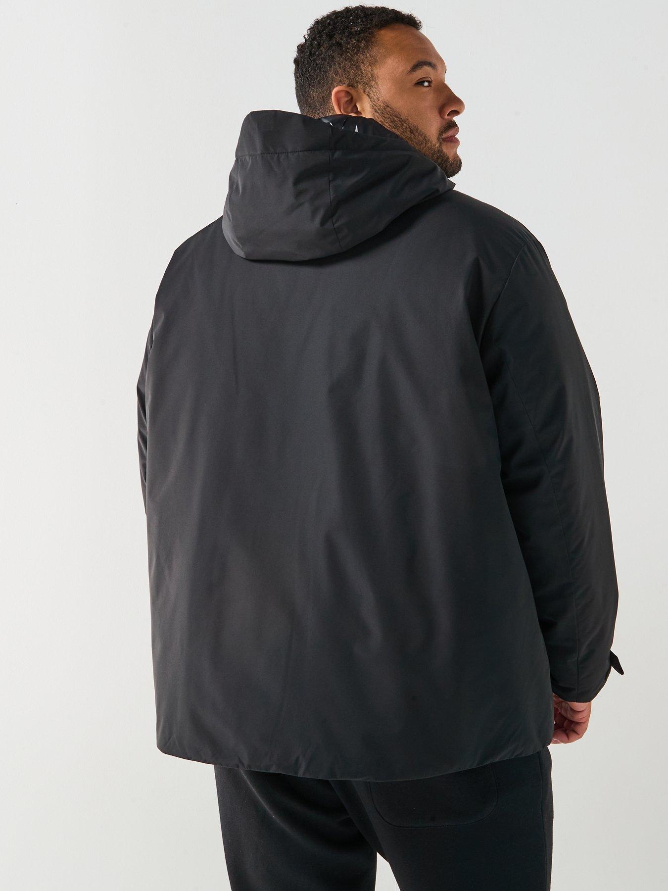 Jack & Jones Brandon Plus Size Transitional Hooded Padded - Black ...
