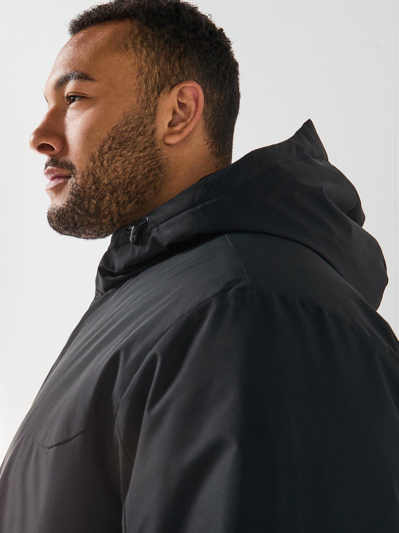 Jack & Jones Brandon Plus Size Transitional Hooded Padded - Black ...