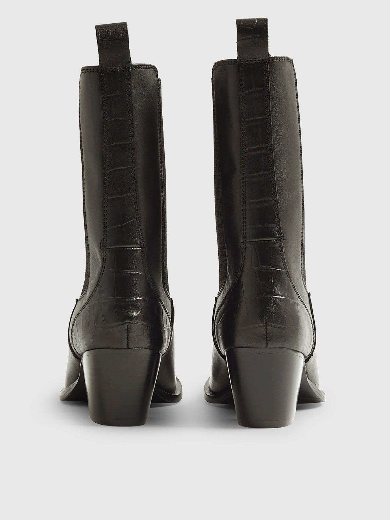 River Island Chelsea Western Boot - Black | Littlewoods
