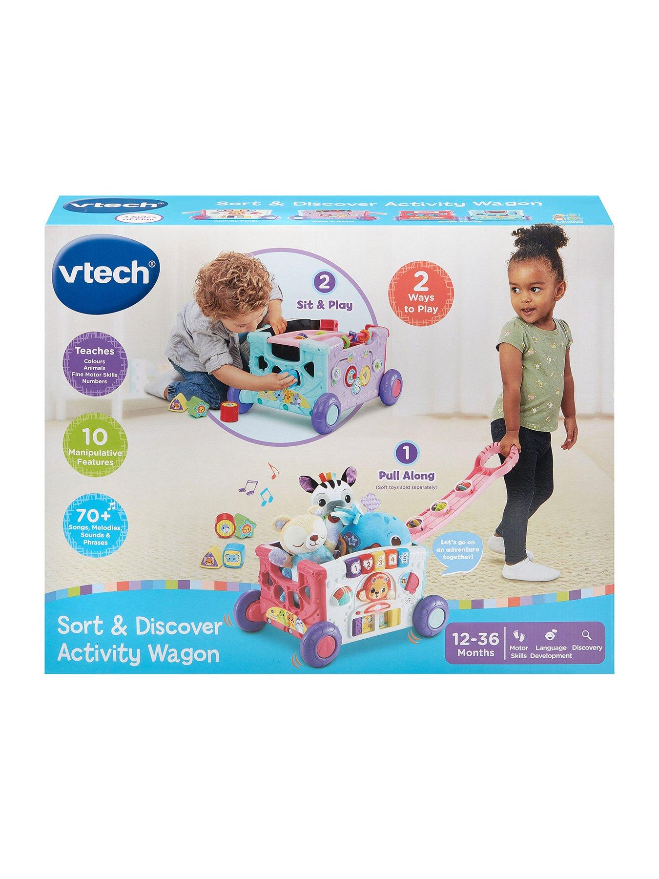 VTech Sort & Discover Activity Wagon Pink - Very Exclusive | Littlewoods