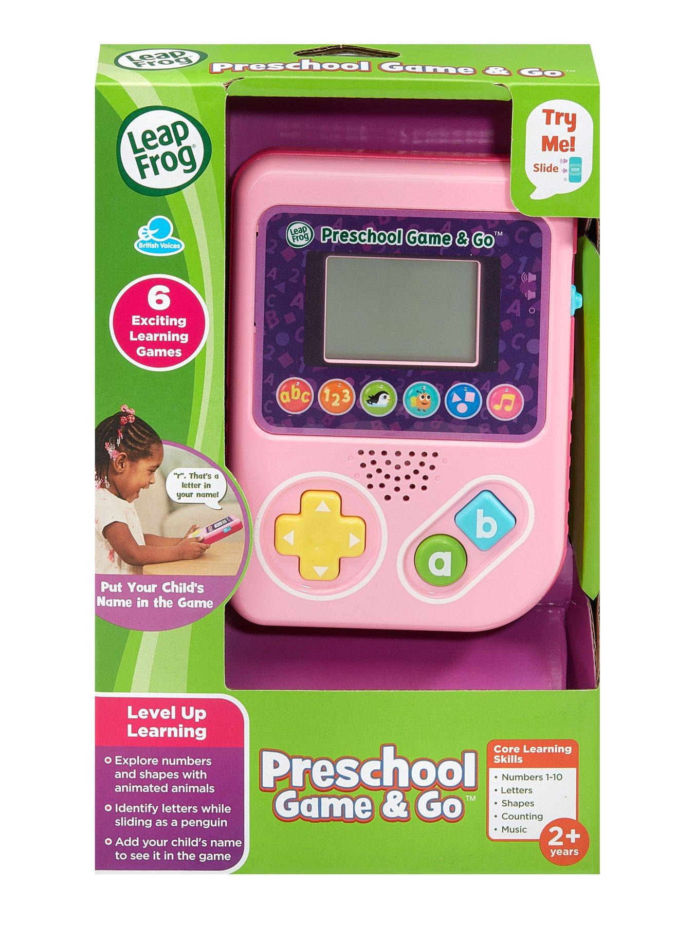 VTech LeapFrog Preschool Game & Go Pink Educational Toy | Littlewoods