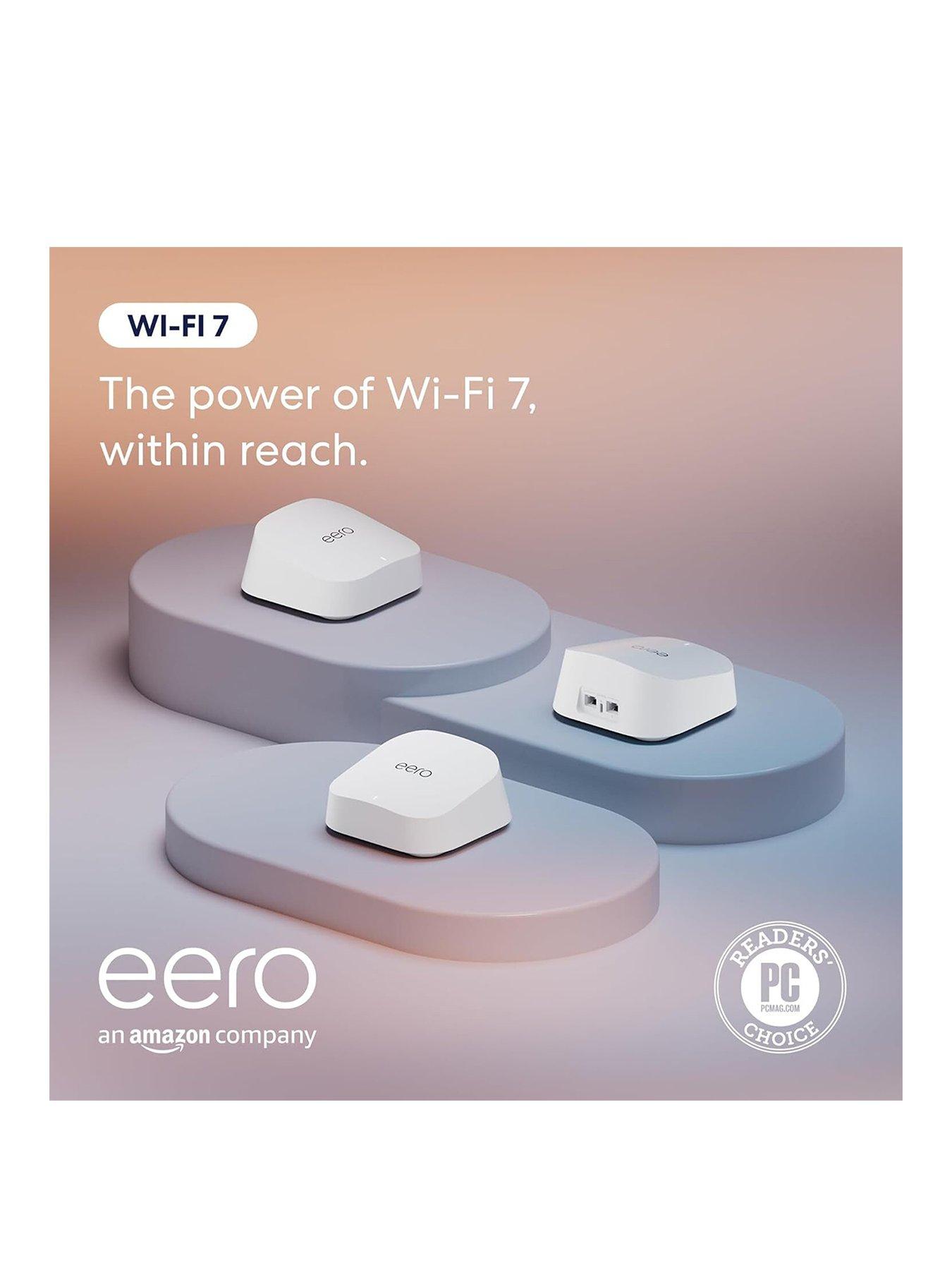 Eero 7 Dual Band Mesh Wi-Fi Router System - 3 Pack | Littlewoods