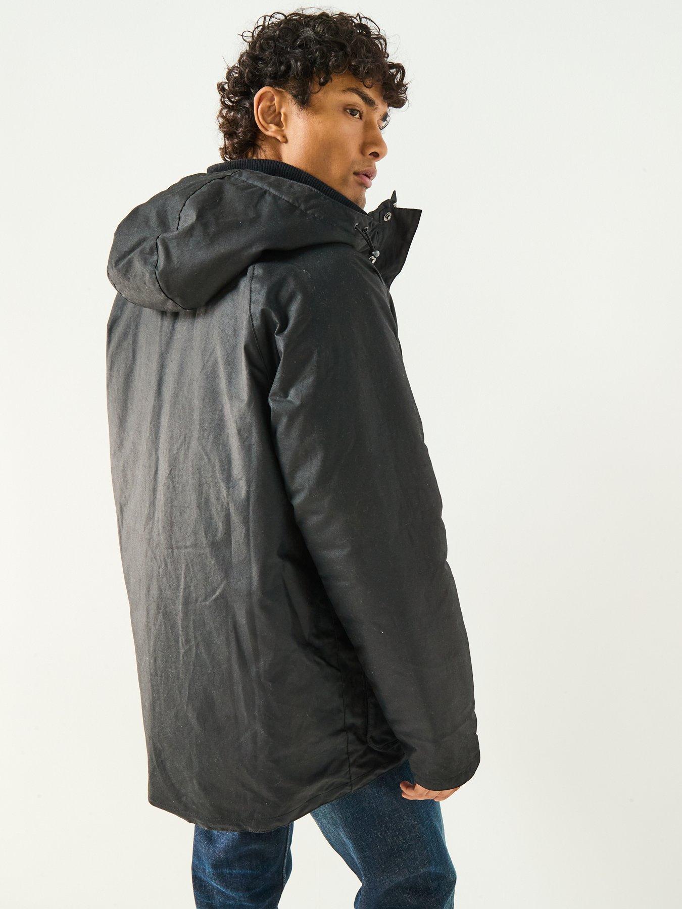 Barbour International Oakdale Wax Jacket - Black | Littlewoods