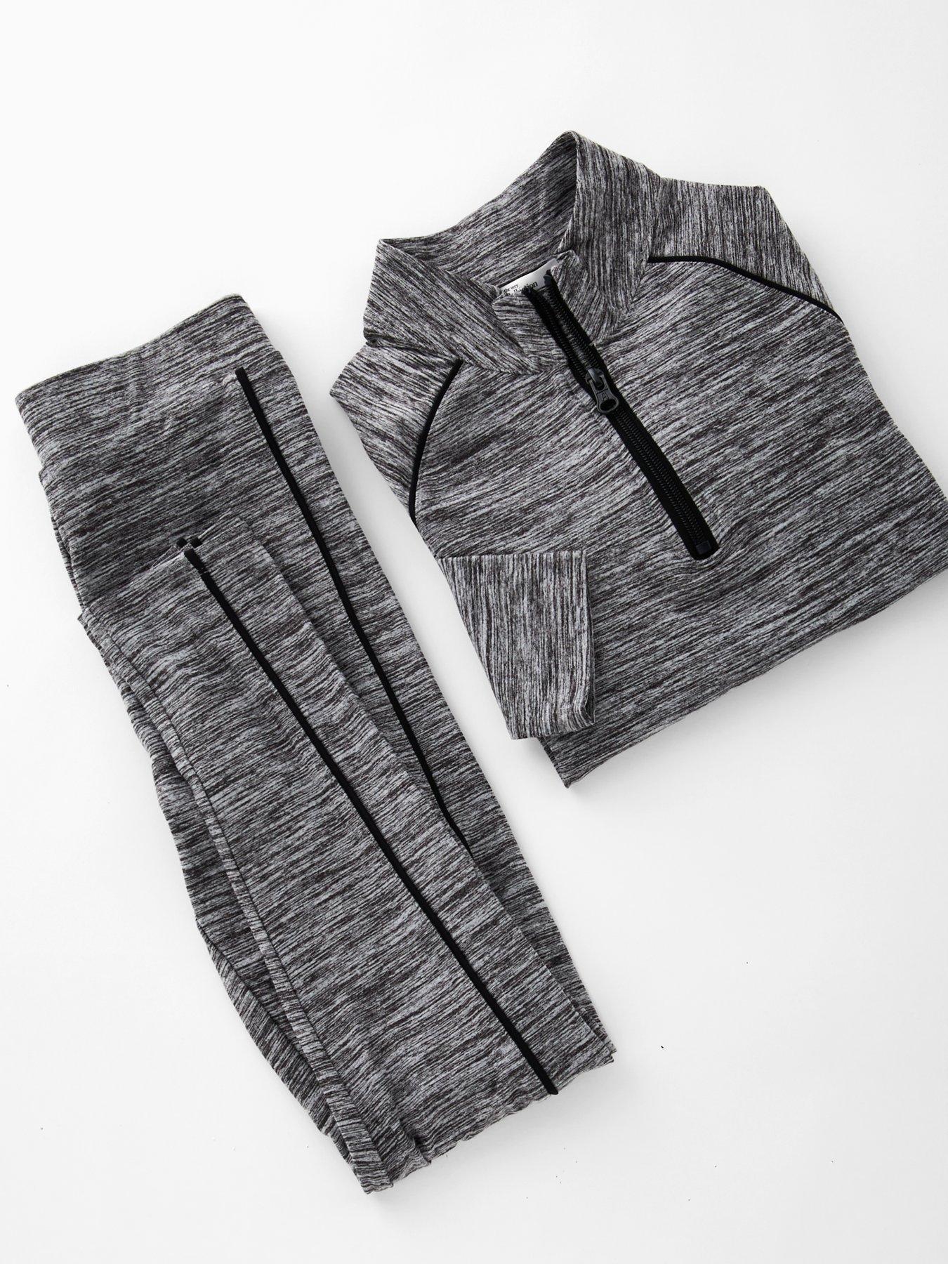 The Very Collection Girls Space Dye Active Set - Grey | Littlewoods