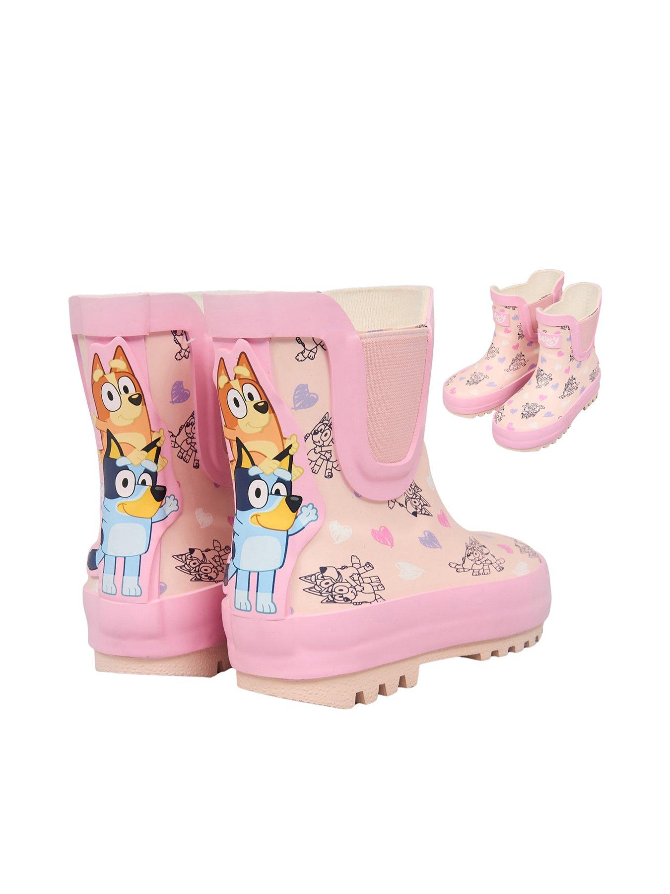 Bluey Girl Wellies - Pink | Littlewoods