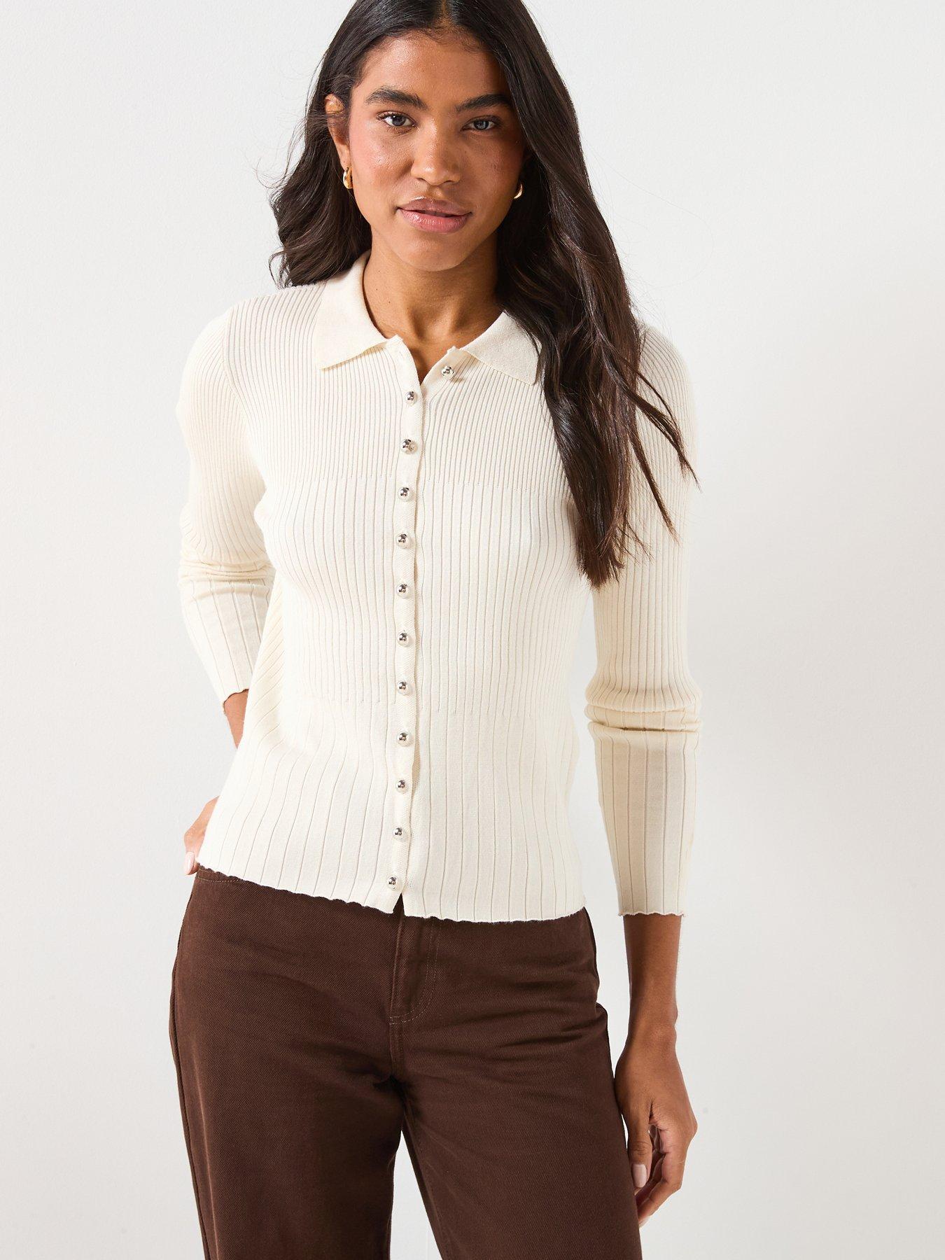 Vero Moda Siri Long Sleeve Polo Neck Pullover - Brown | Littlewoods