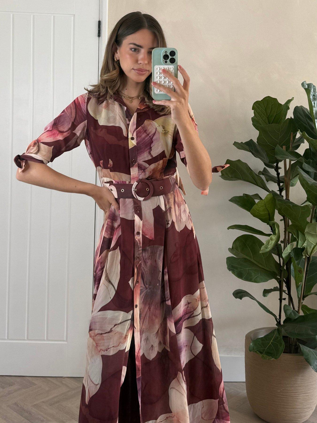 Style Cheat Chiffon Daphne Dress - Multi | Littlewoods