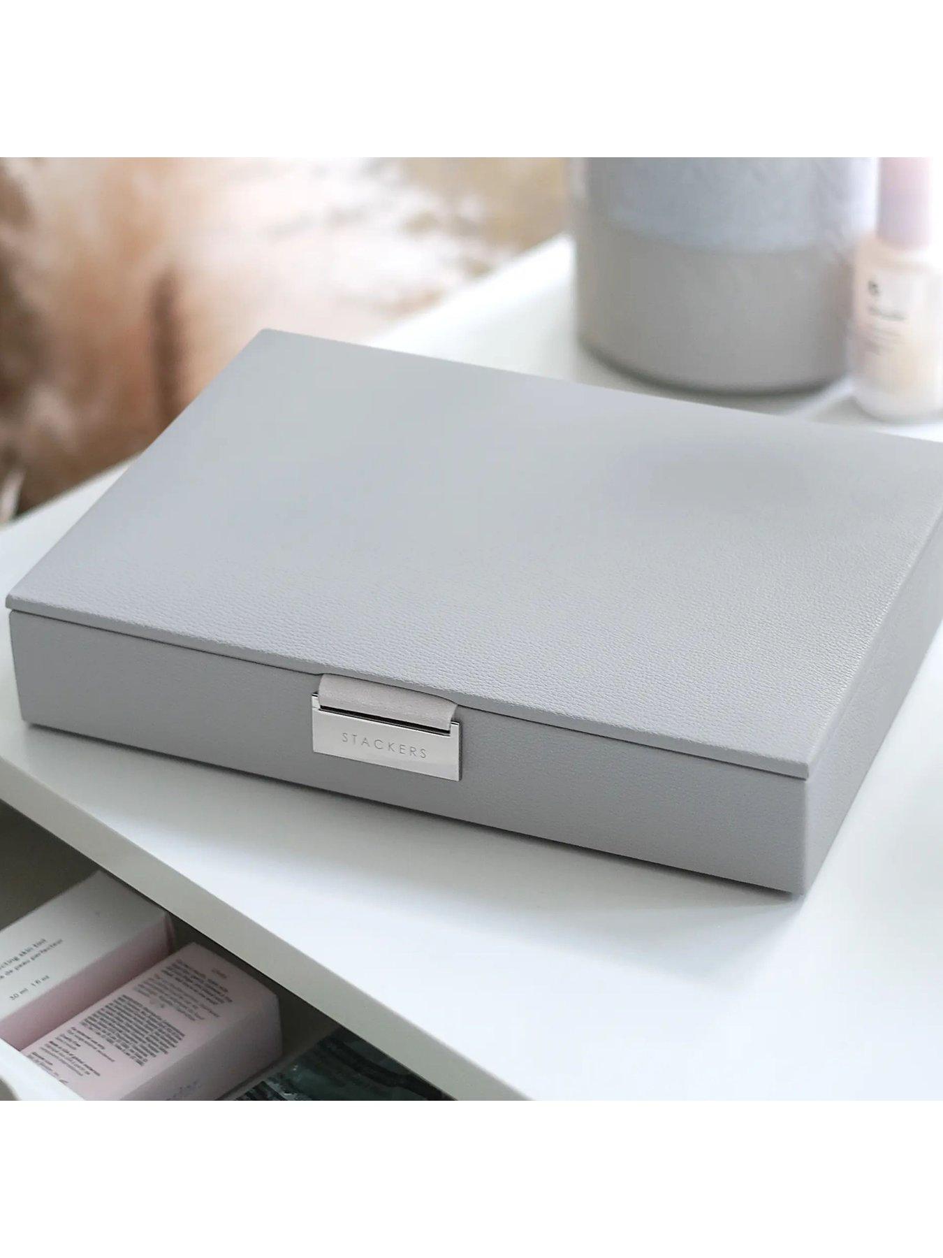 Stackers Pebble Grey Classic Jewellery Box Lid | Littlewoods