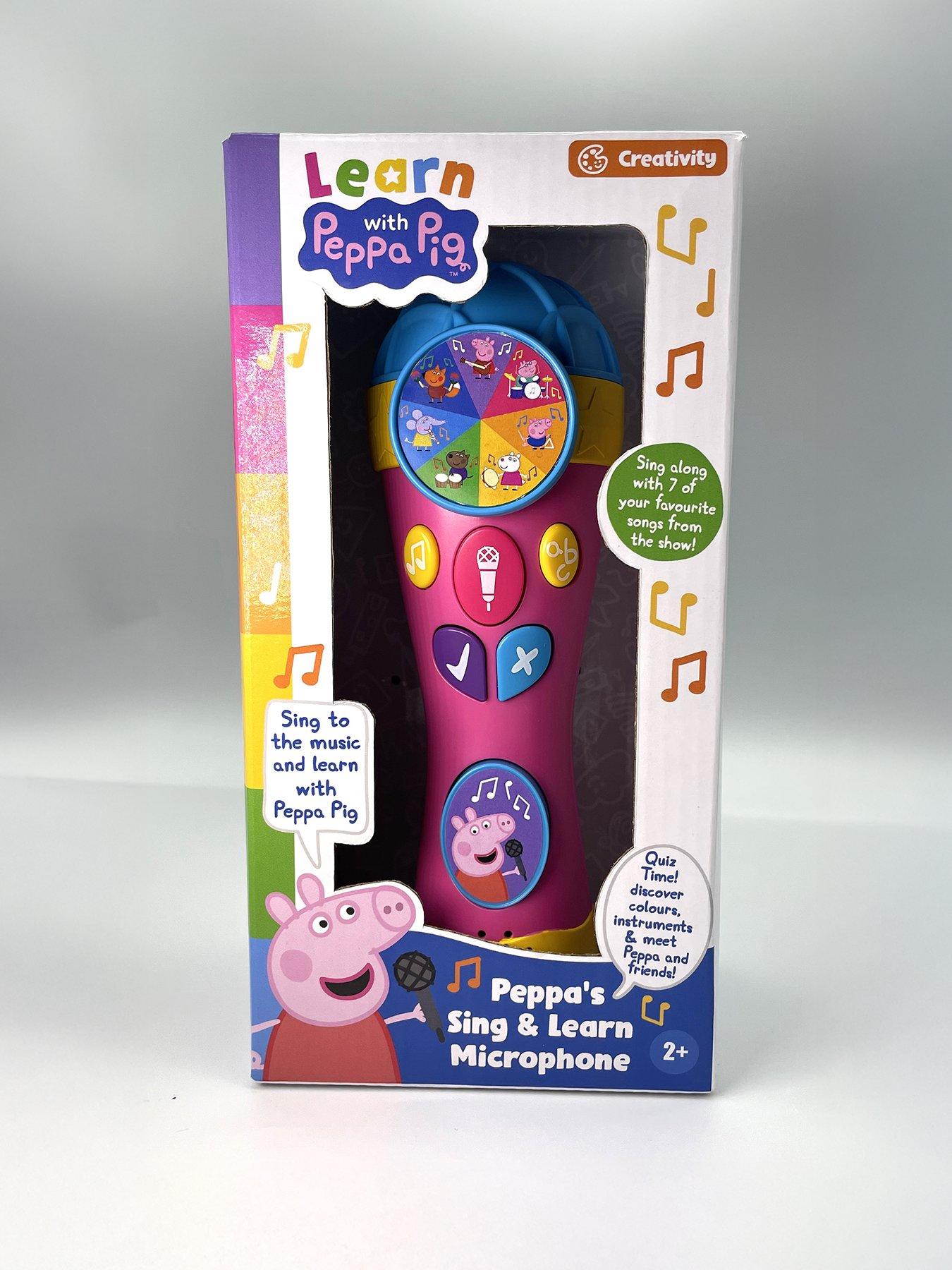 Peppa Pig Peppa's Singalong & Learn Microphone | Littlewoods