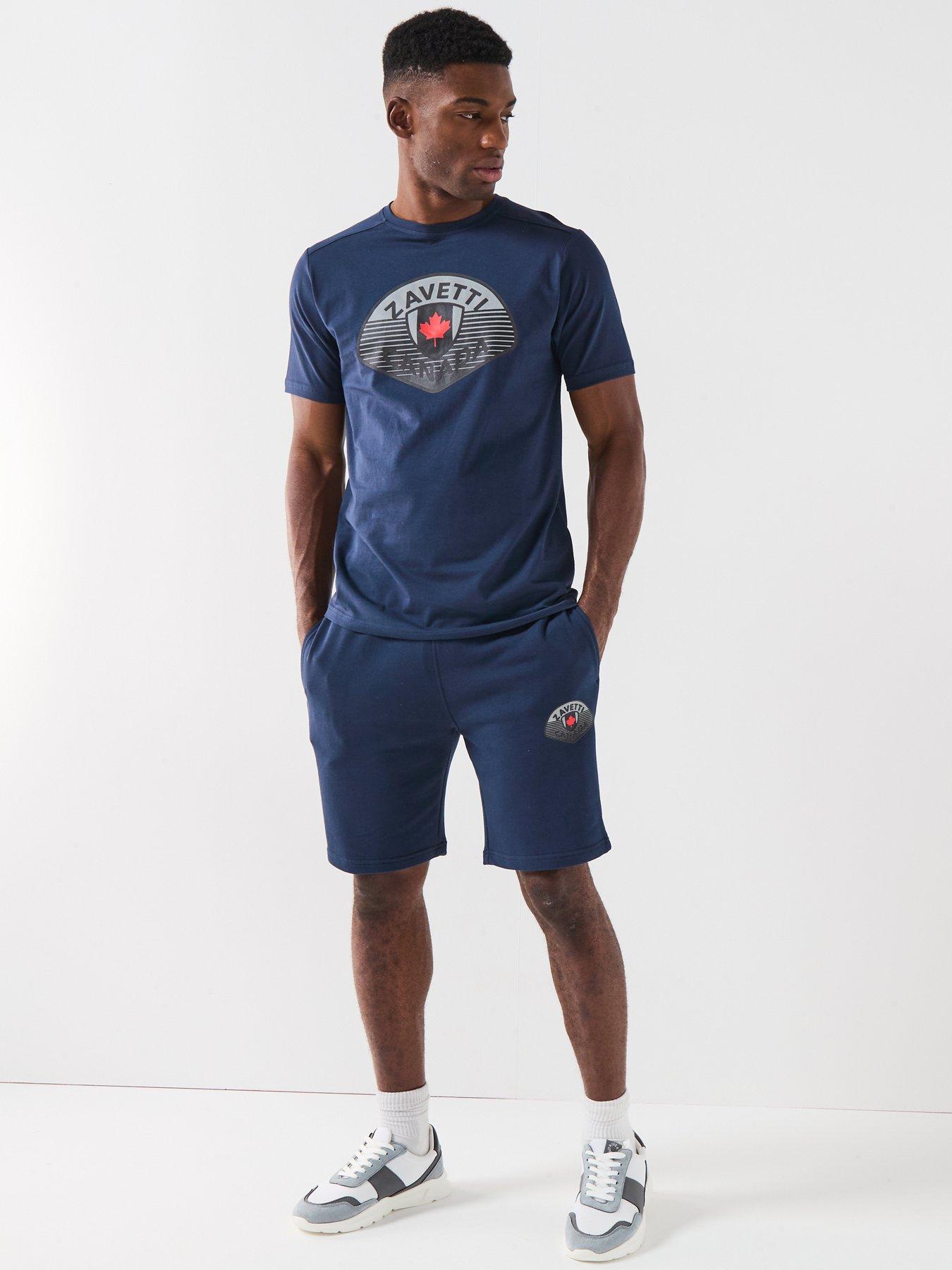Zavetti Canada Botticini Classic Large Logo T-Shirt And Loopback Short ...