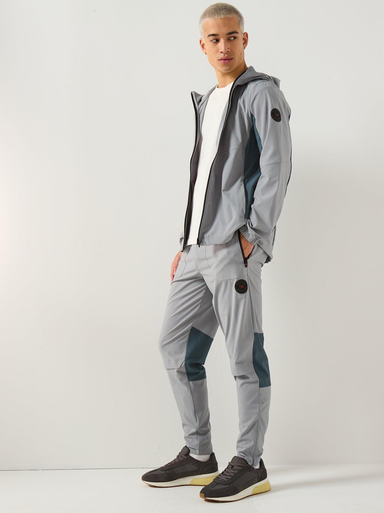 Zavetti Canada Verozo Woven Drawstring Trousers - Grey | Littlewoods