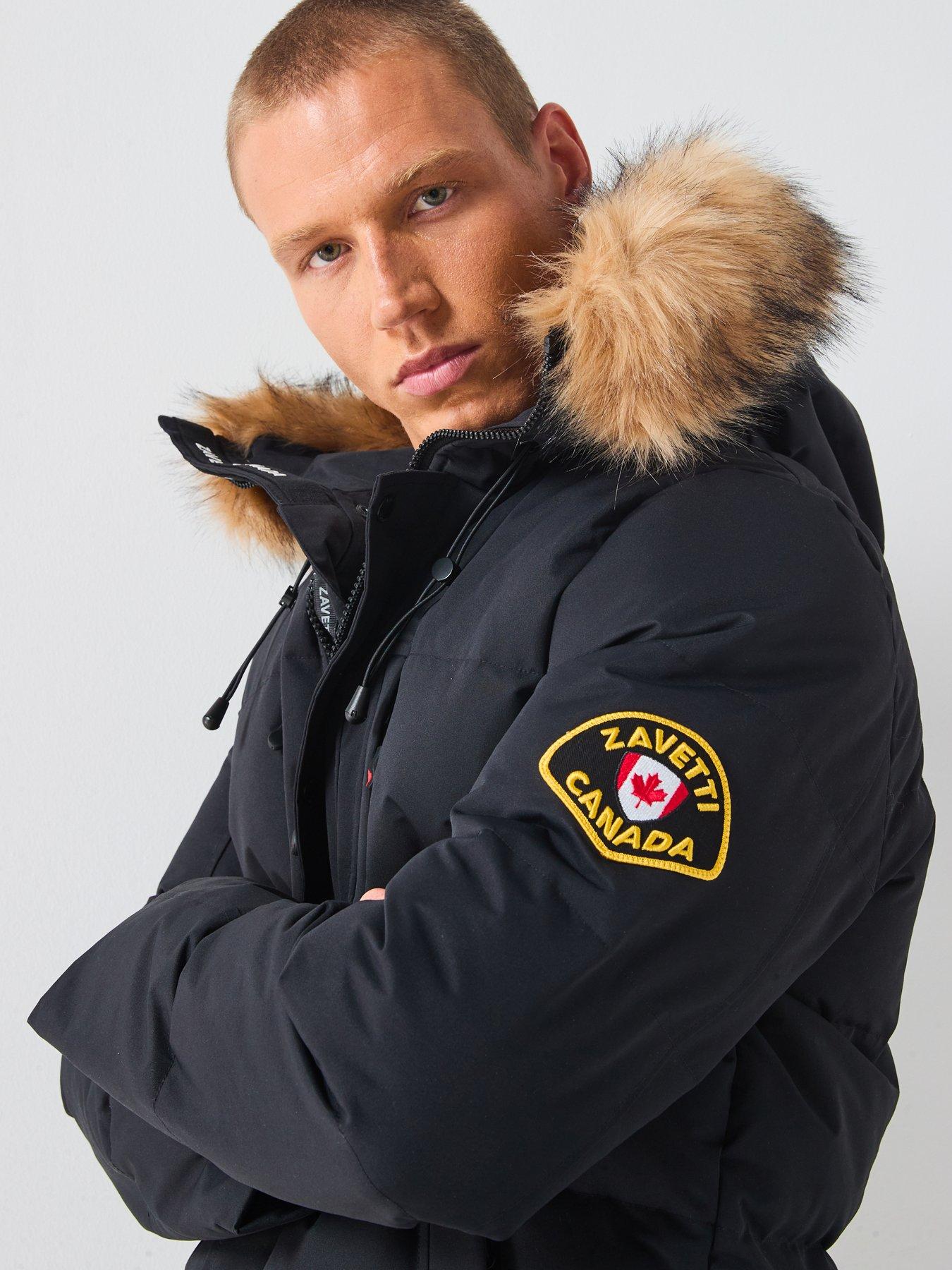 Zavetti Canada Oshawa 2.0 Padded Parka Coat - Black | Littlewoods