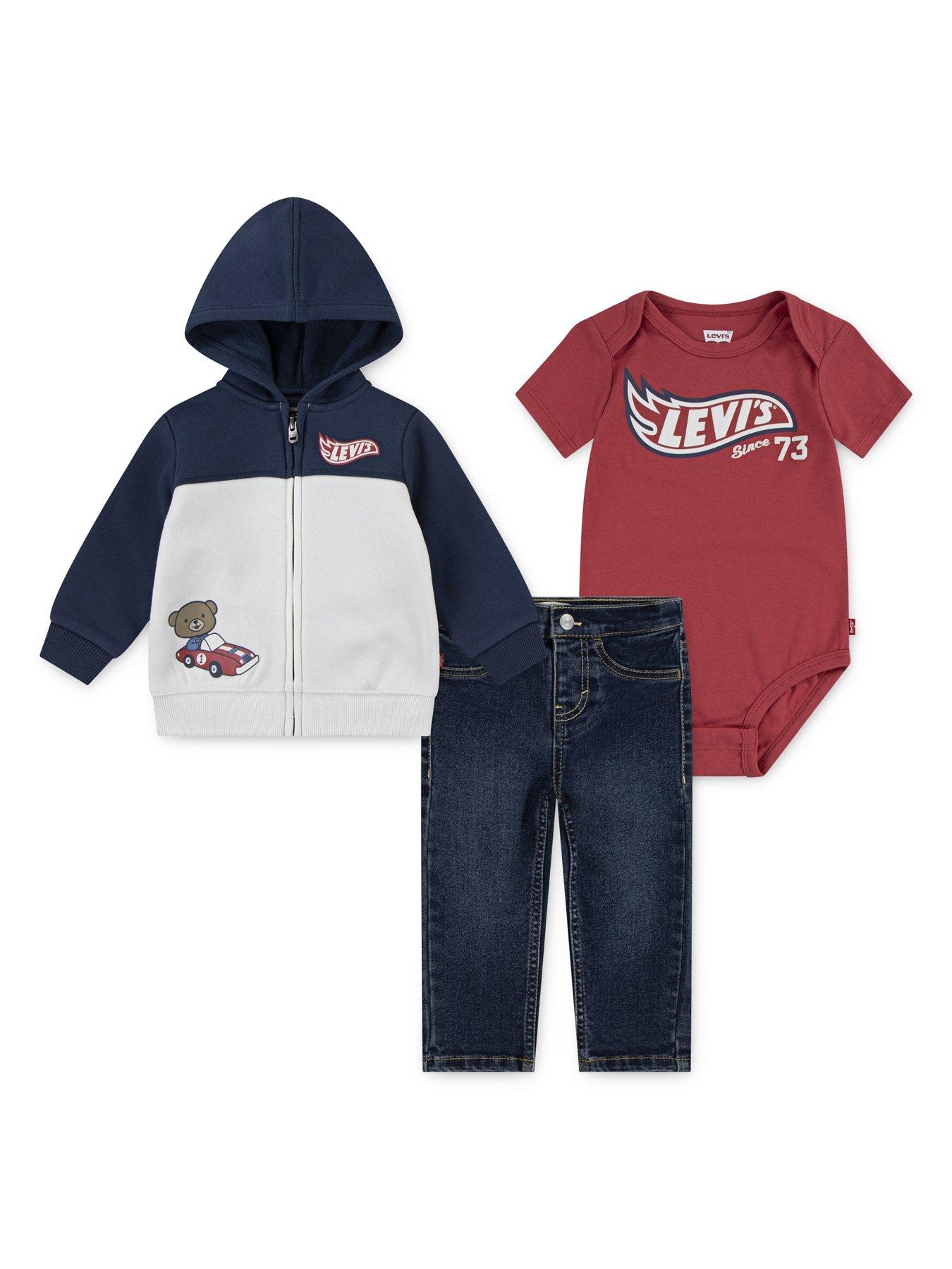 Levi's Baby Boys 3 Piece Levis And Friends Set - Multi | Littlewoods