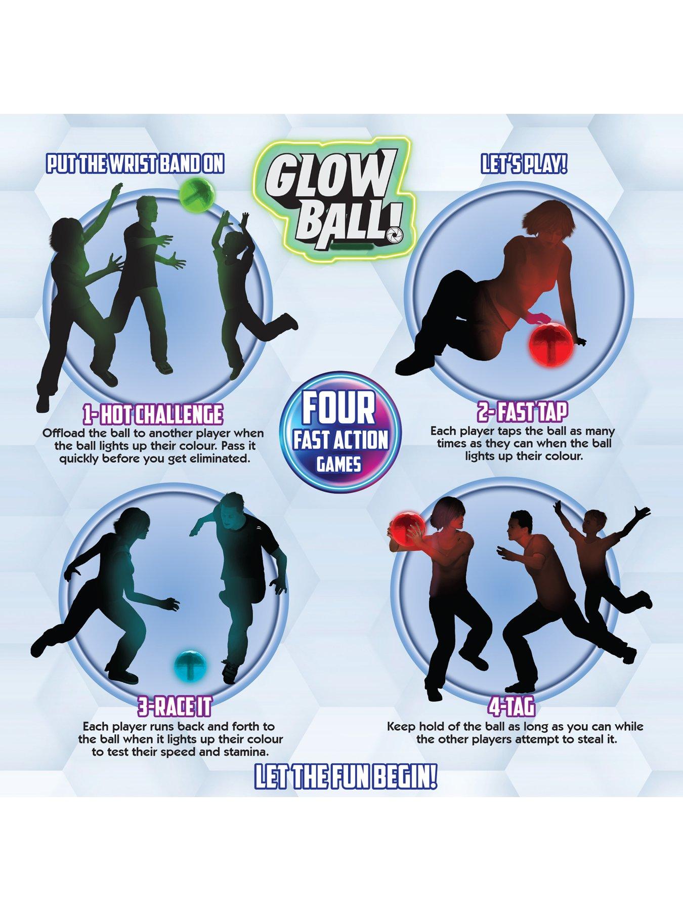 Glow Ball! Fast Paced 4 in 1 Fast Action Game | Littlewoods