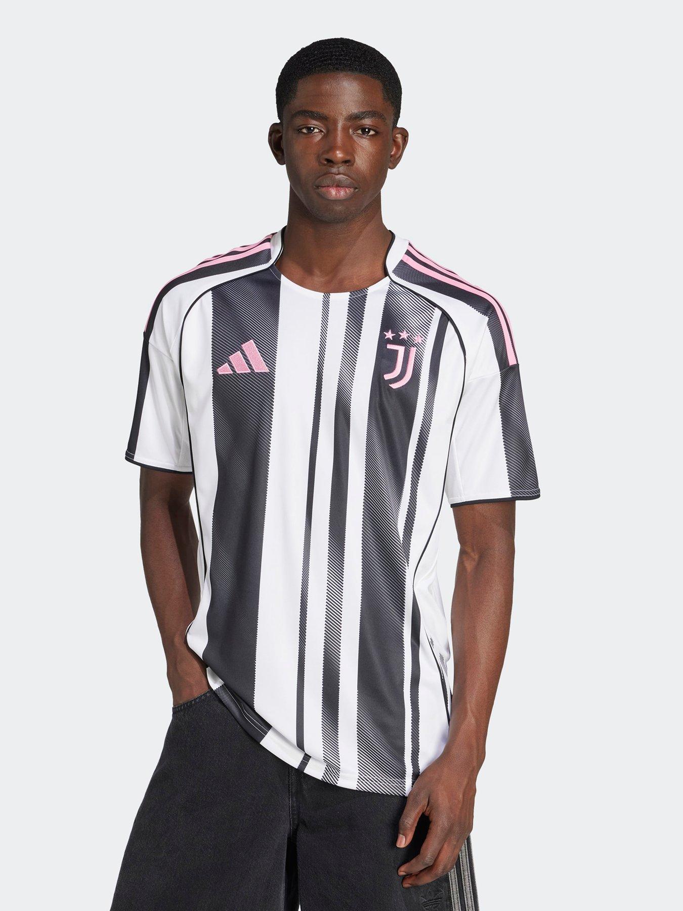 adidas Mens Juventus 25/26 Home Football Shirt - Black/White | Littlewoods