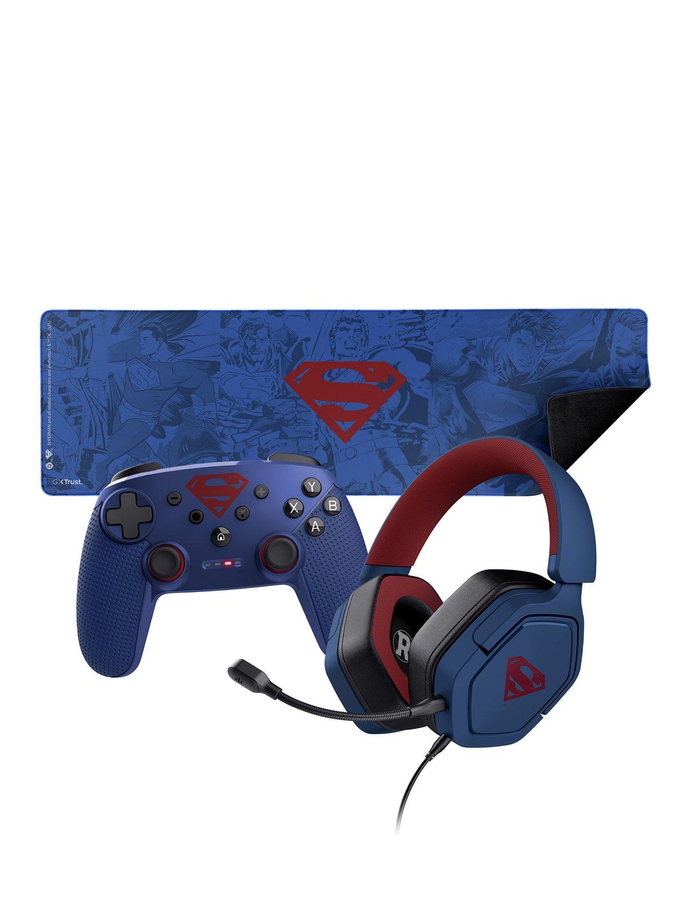 Trust Superman Official Gaming Accessories Bundle | Littlewoods