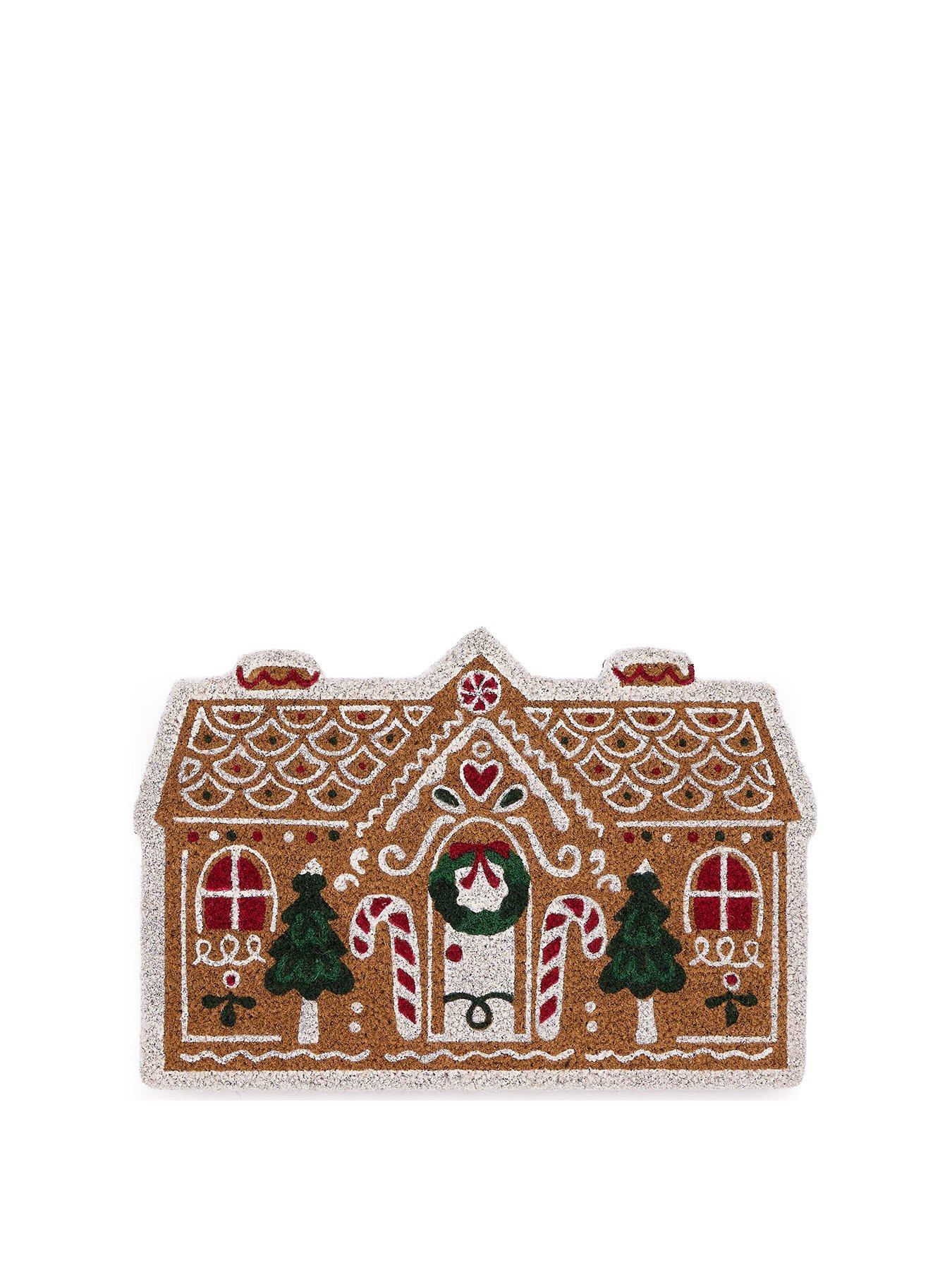 Very Home Gingerbread Cottage Doormat 40x60 | Littlewoods