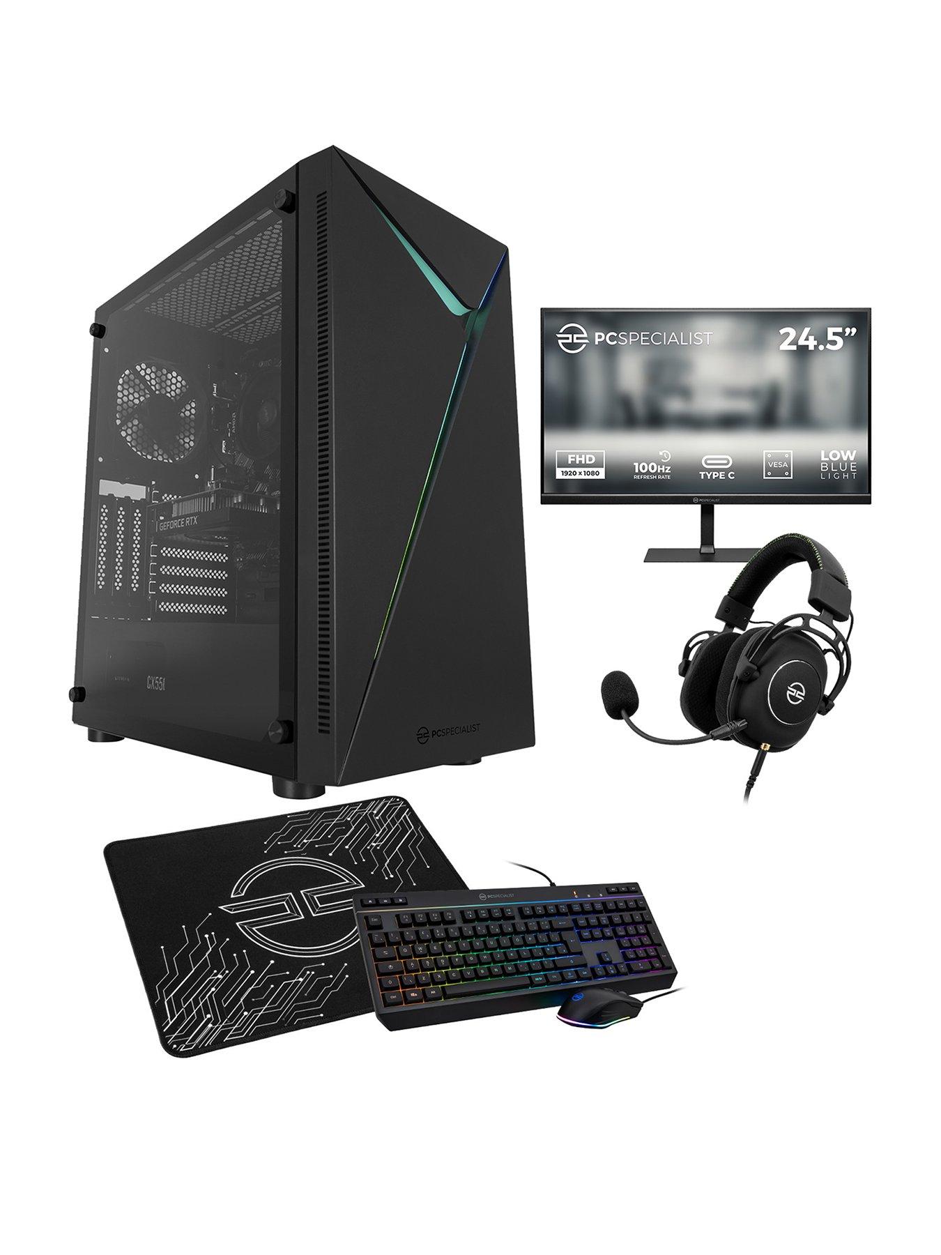 PCSpecialist Fusion 20 Gaming Desktop (GeForce RTX 3050, AMD Ryzen 5 ...