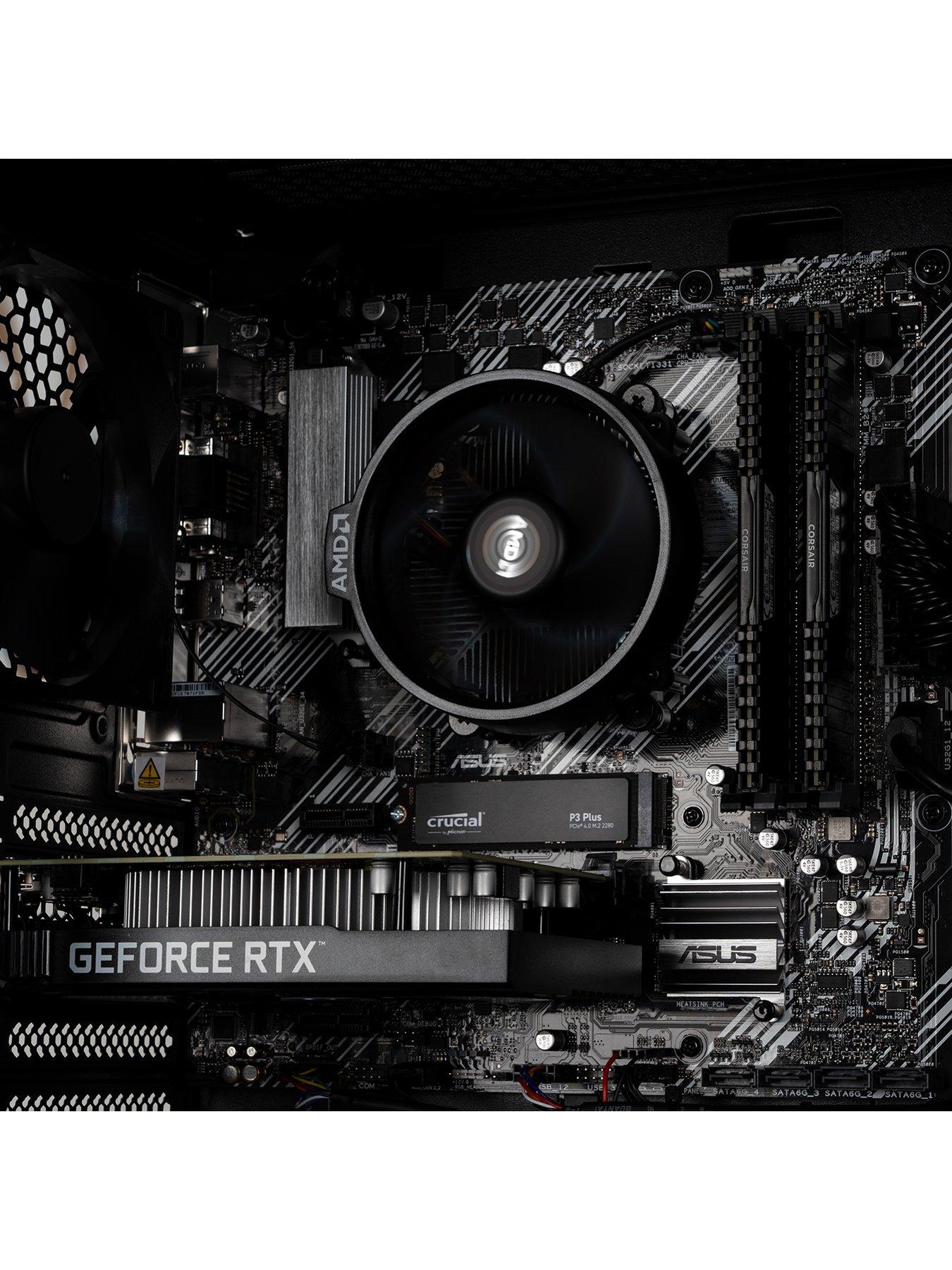 PCSpecialist Fusion 20 Gaming Desktop (GeForce RTX 3050, AMD Ryzen 5 ...