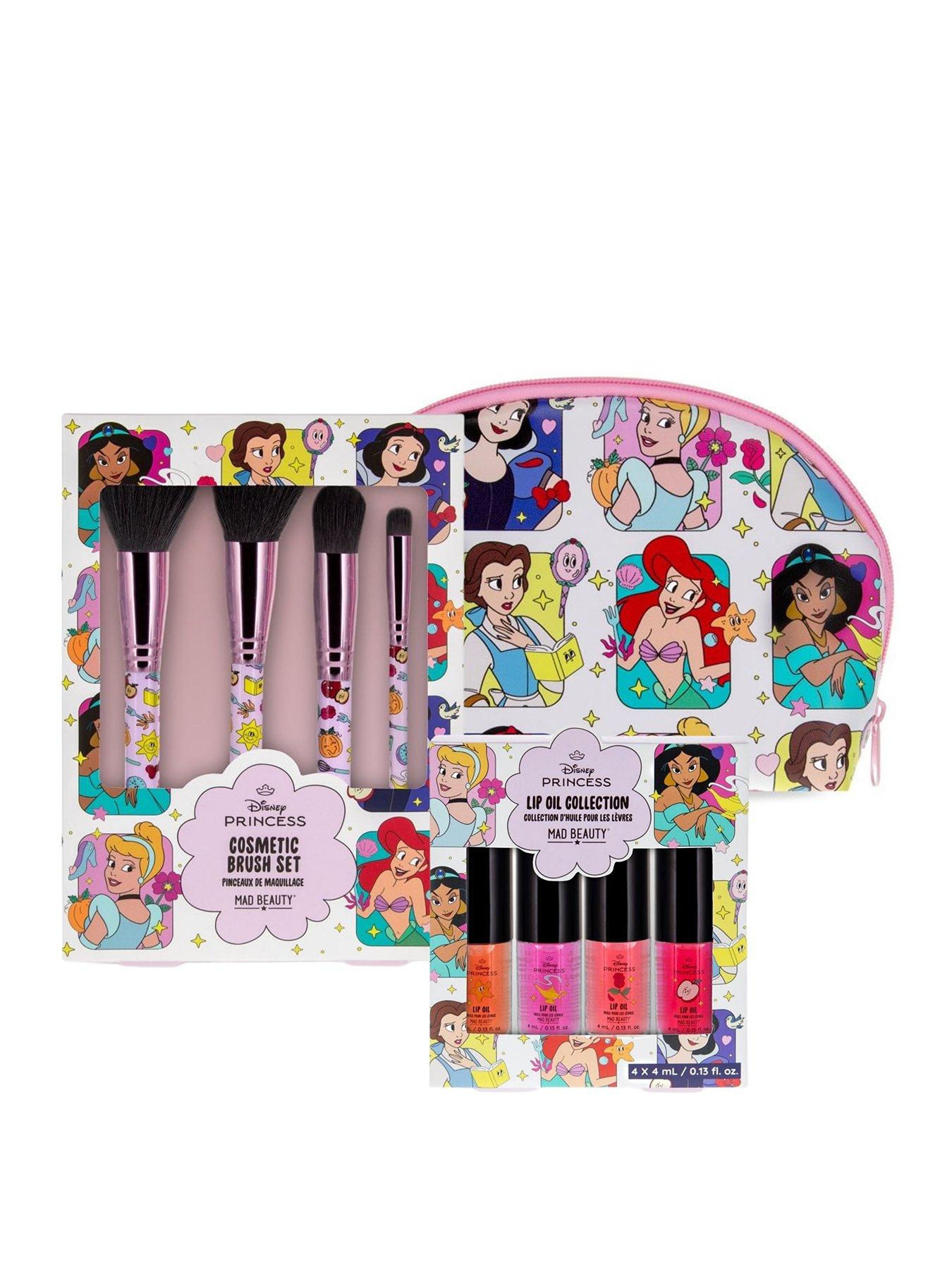 Disney Princess Lip Oils with Cosmetic Pouch Set | Littlewoods