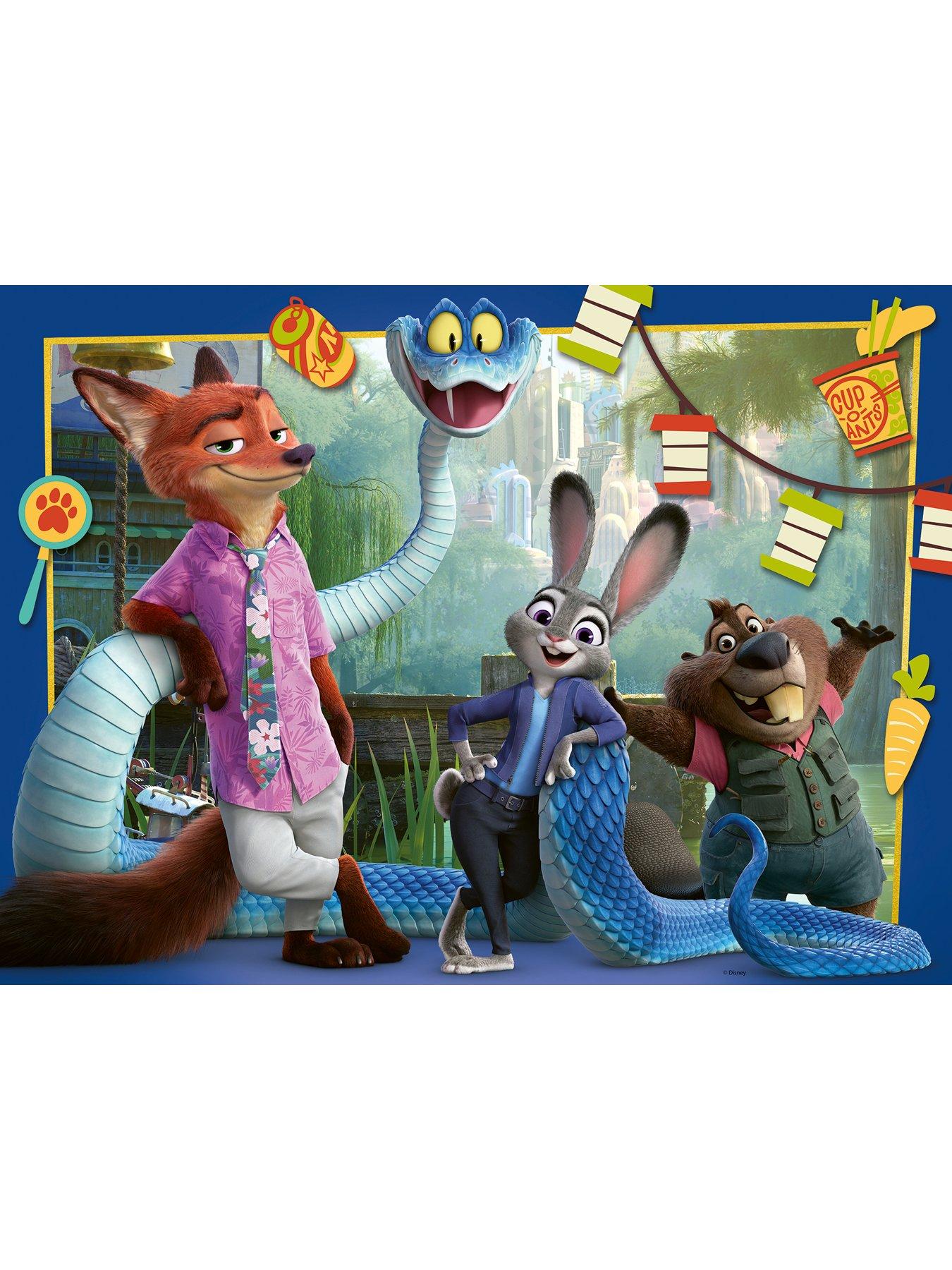 Disney Zootopia 2 100-Piece Jigsaw Puzzle with XXL Large Pieces ...