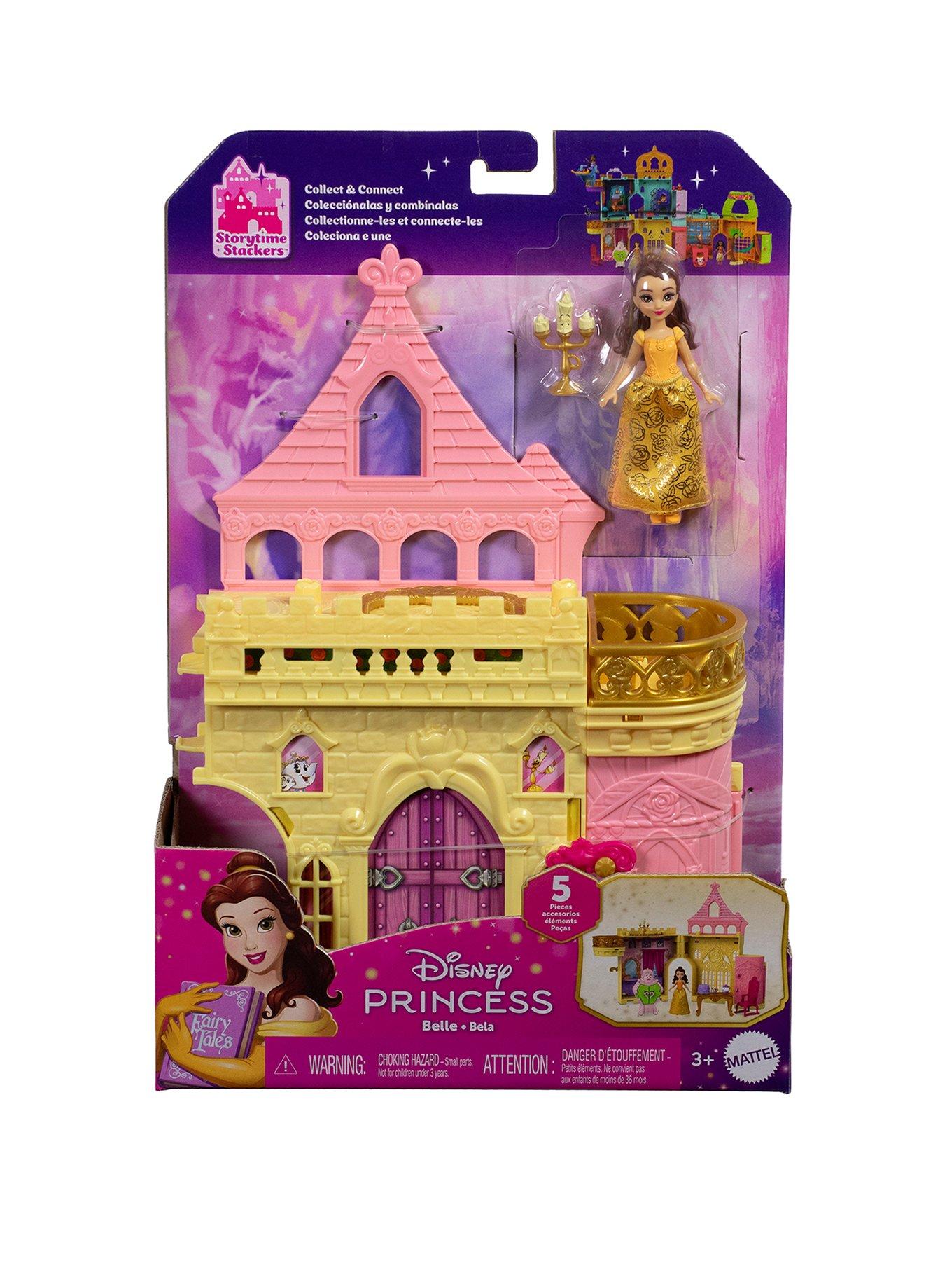 Disney Princess Belle Stackable Castle Doll House Playset | Littlewoods