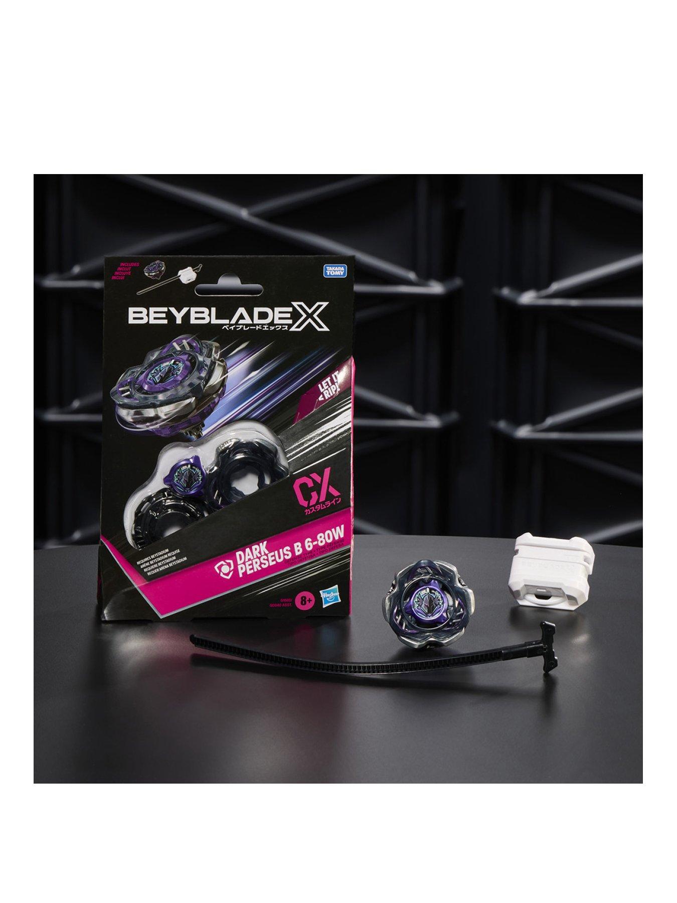 Beyblades Beyblade X Dark Perseus B 6-80W CX Starter Pack & Launcher ...